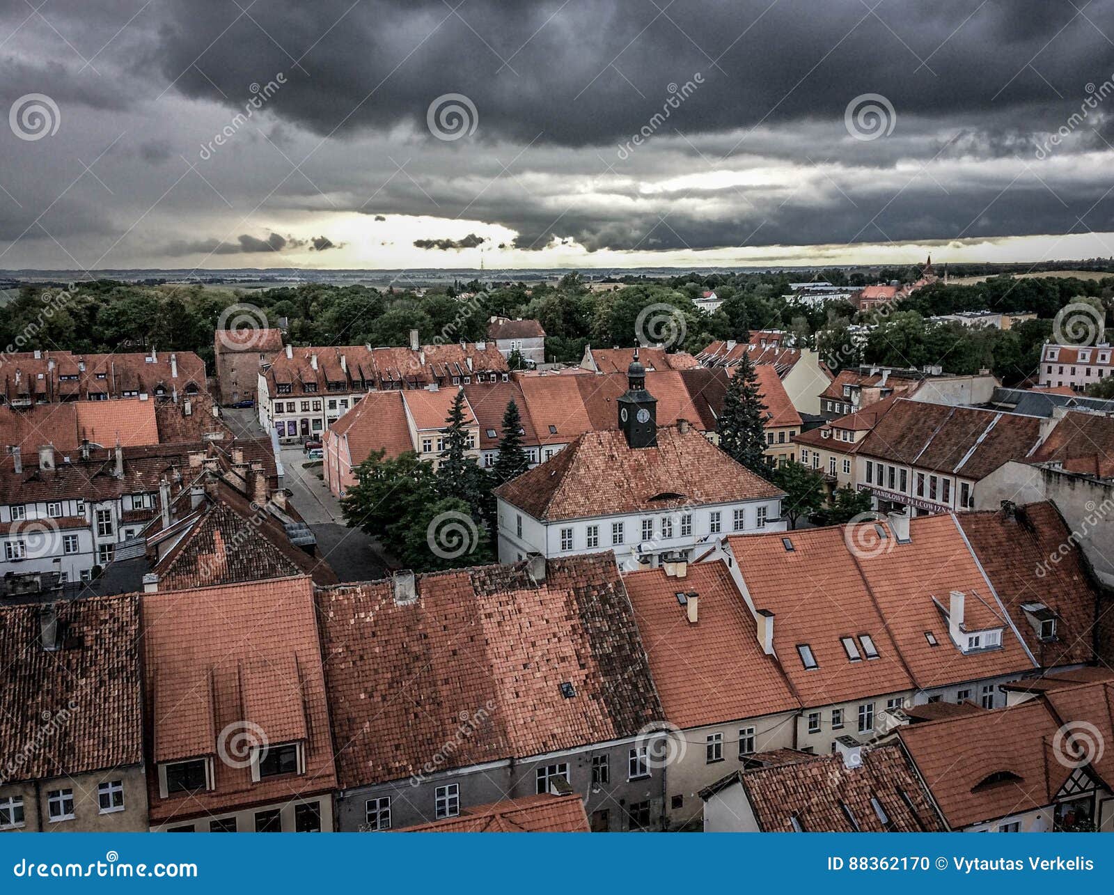Reszel castle in Poland stock photo. Image of sightseeing - 88362170