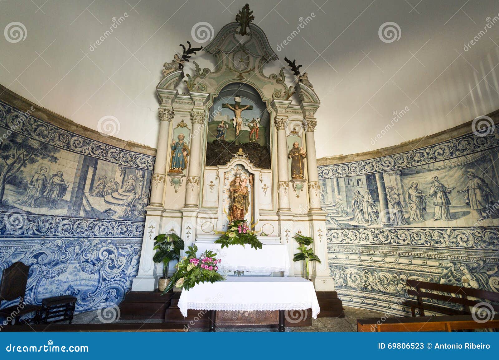 Retablo De La Capilla De La Buena Ayuda Imagen de archivo - Imagen de ...