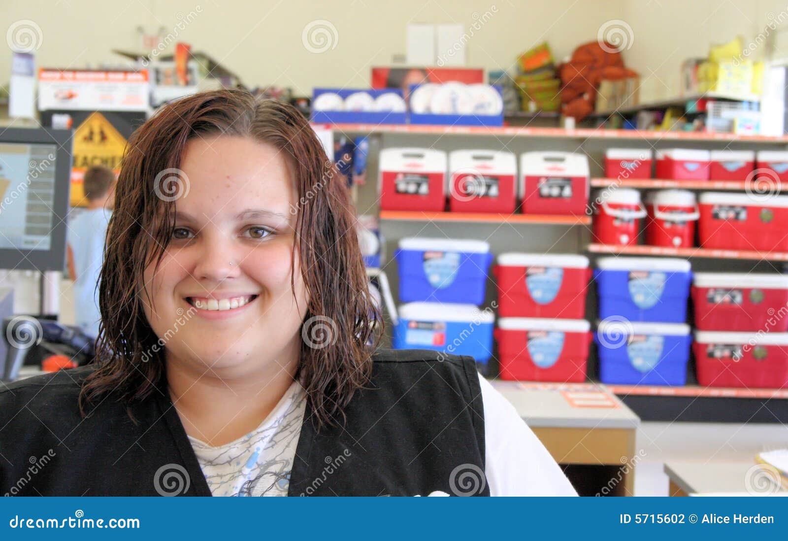 Retail Associate stock photo. Image of selling, retail - 5715602