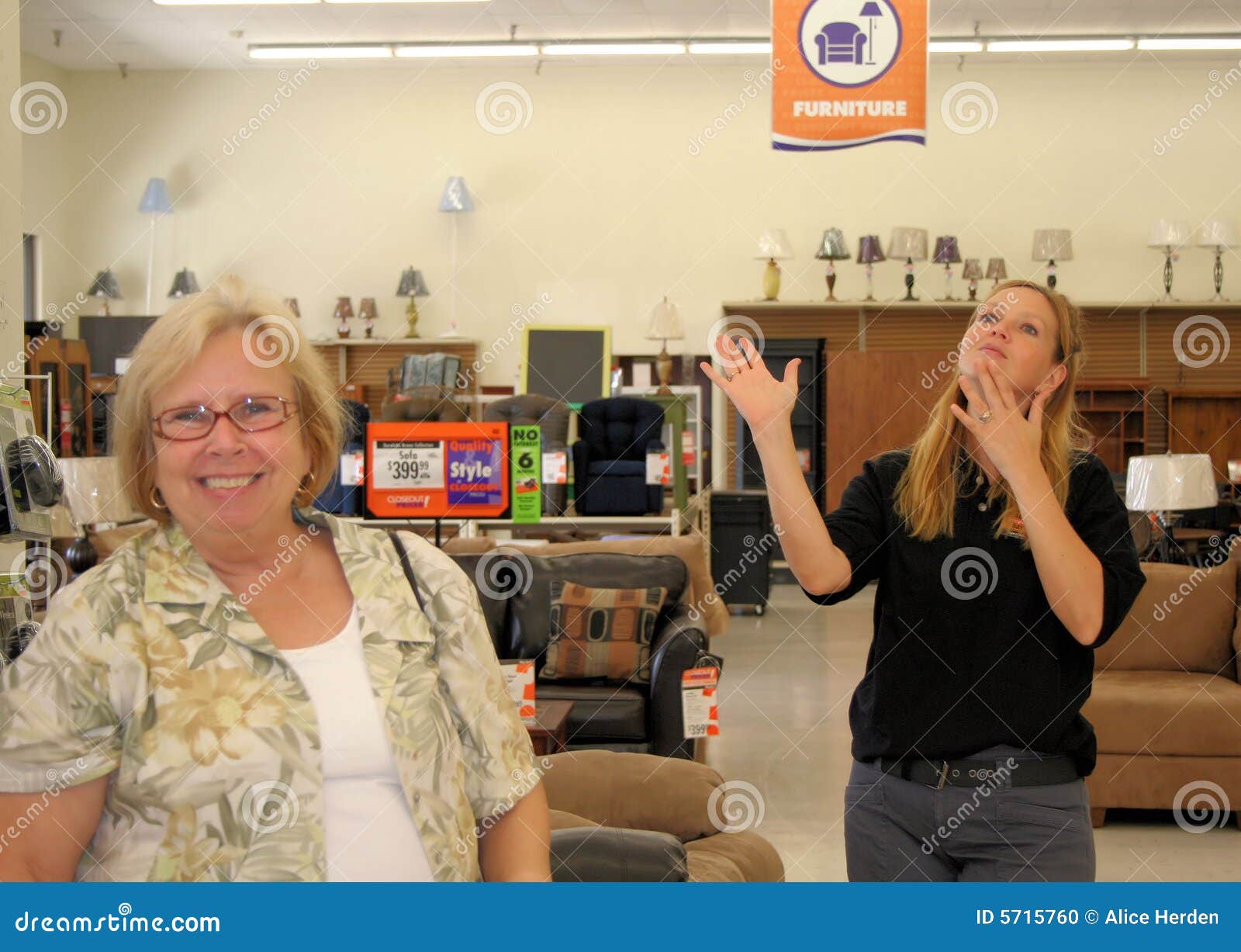 Retail Associate Helping Customer Stock Photo - Image of customer ...