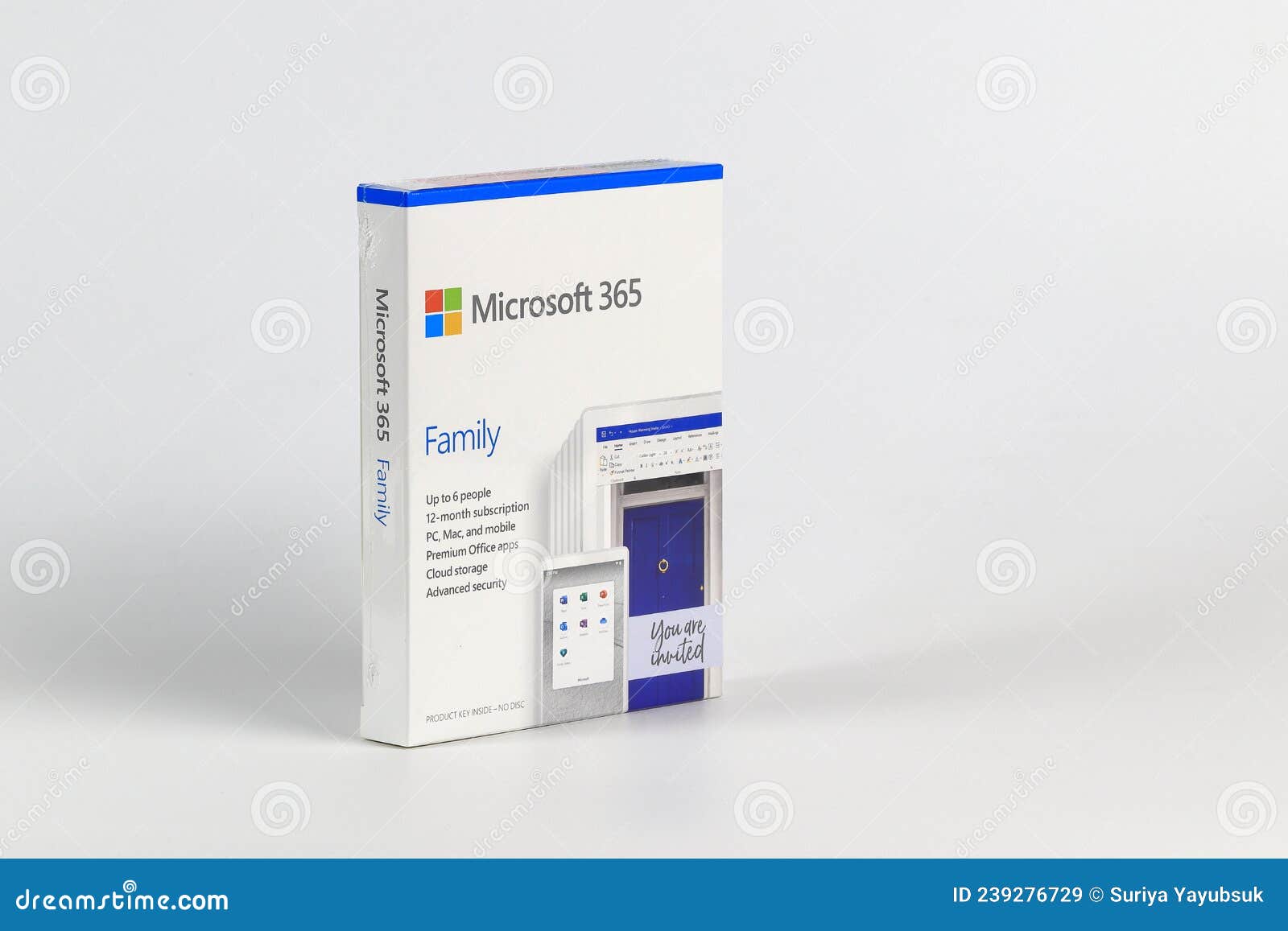 The Retail Box of Microsoft Office 365 Family. Editorial Stock Image ...