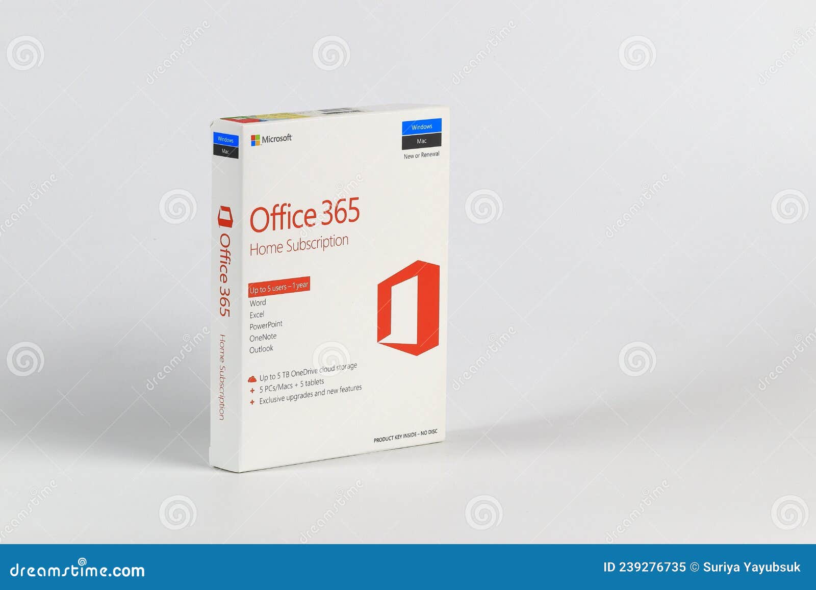 Retail Box of Microsoft Office 365 Home Subscription Editorial Image ...