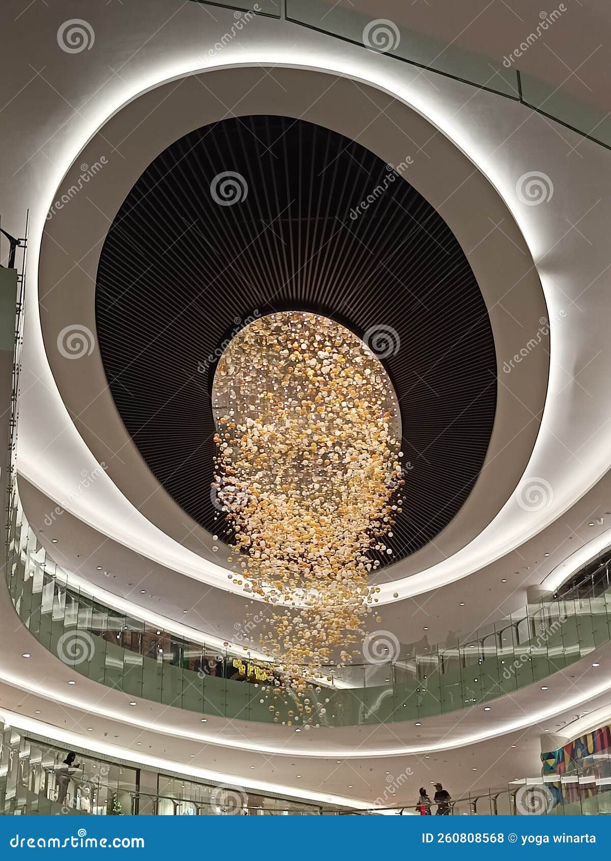 Retail Building Modern Ceiling Design Stock Photo - Image of theatre ...