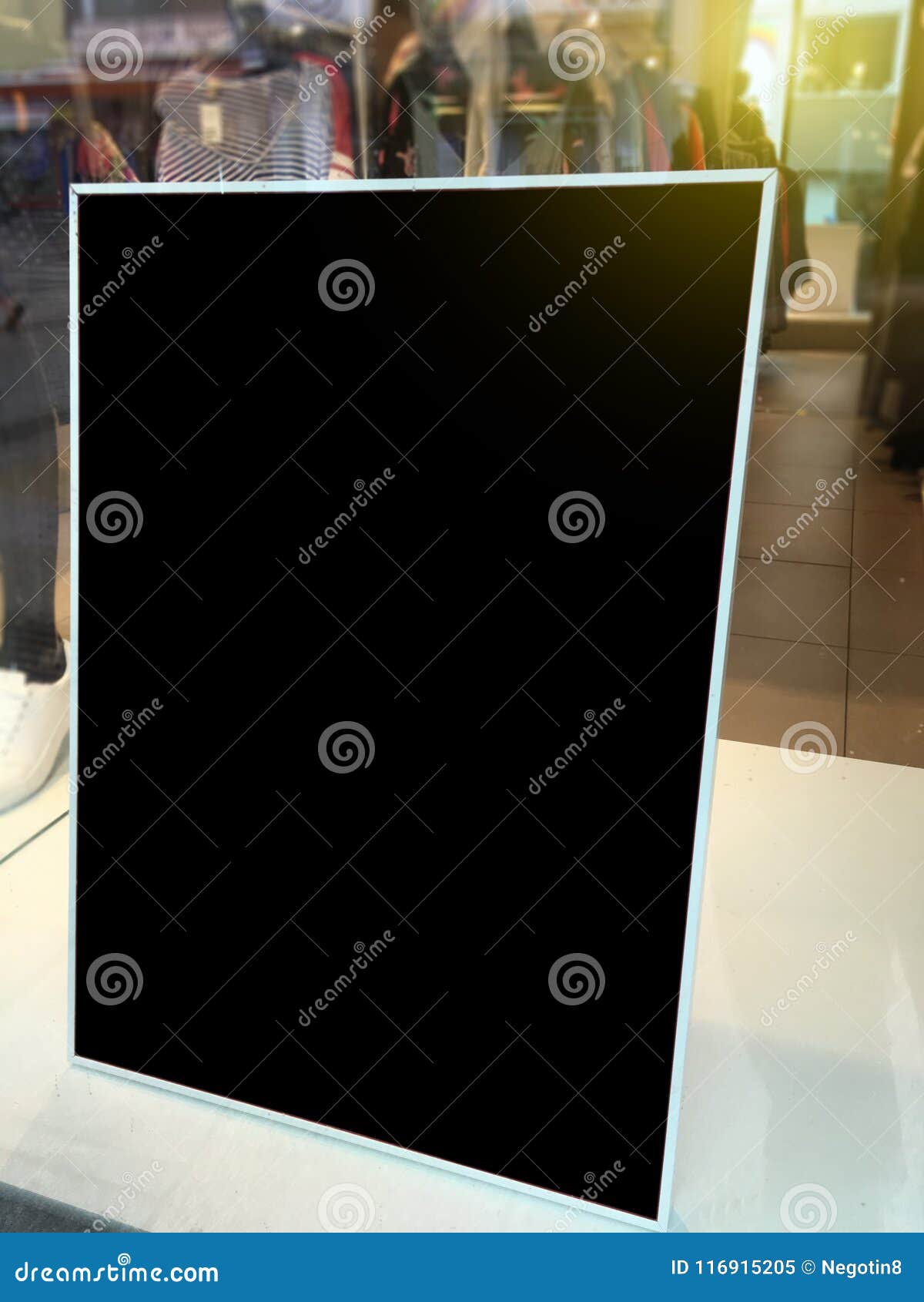 Retail store mock up stock image. Image of billboard - 116915205