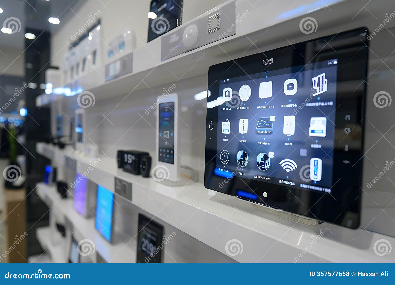 Smart Home Automation System Display Screens, Control Panels, Devices ...
