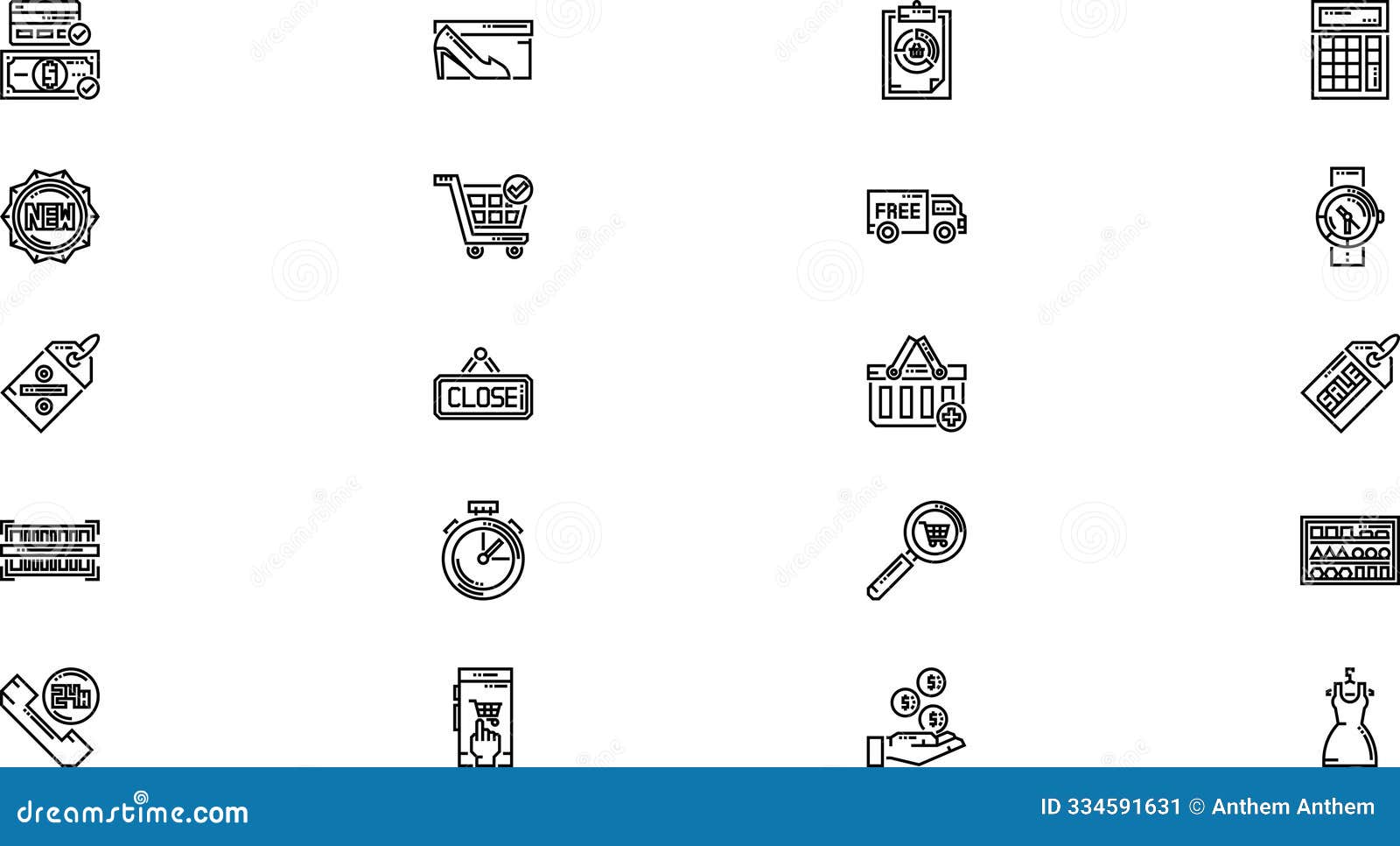 Retail Icons High-Quality Vector Icons Collection With Editable Stroke ...