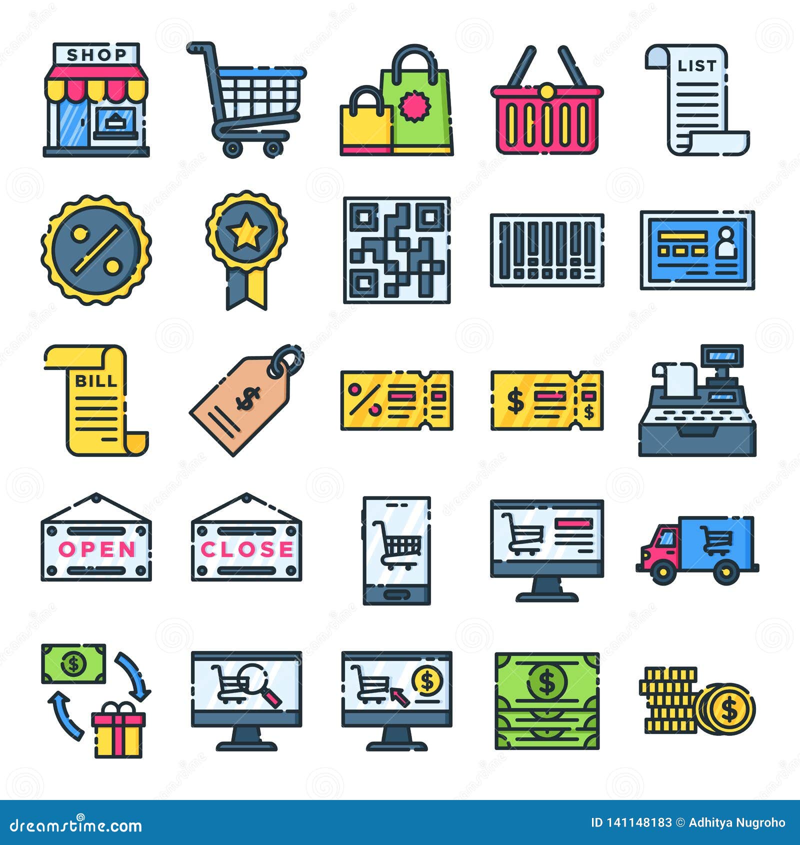 Retail Icons High-Quality Vector Icons Collection With Editable Stroke ...