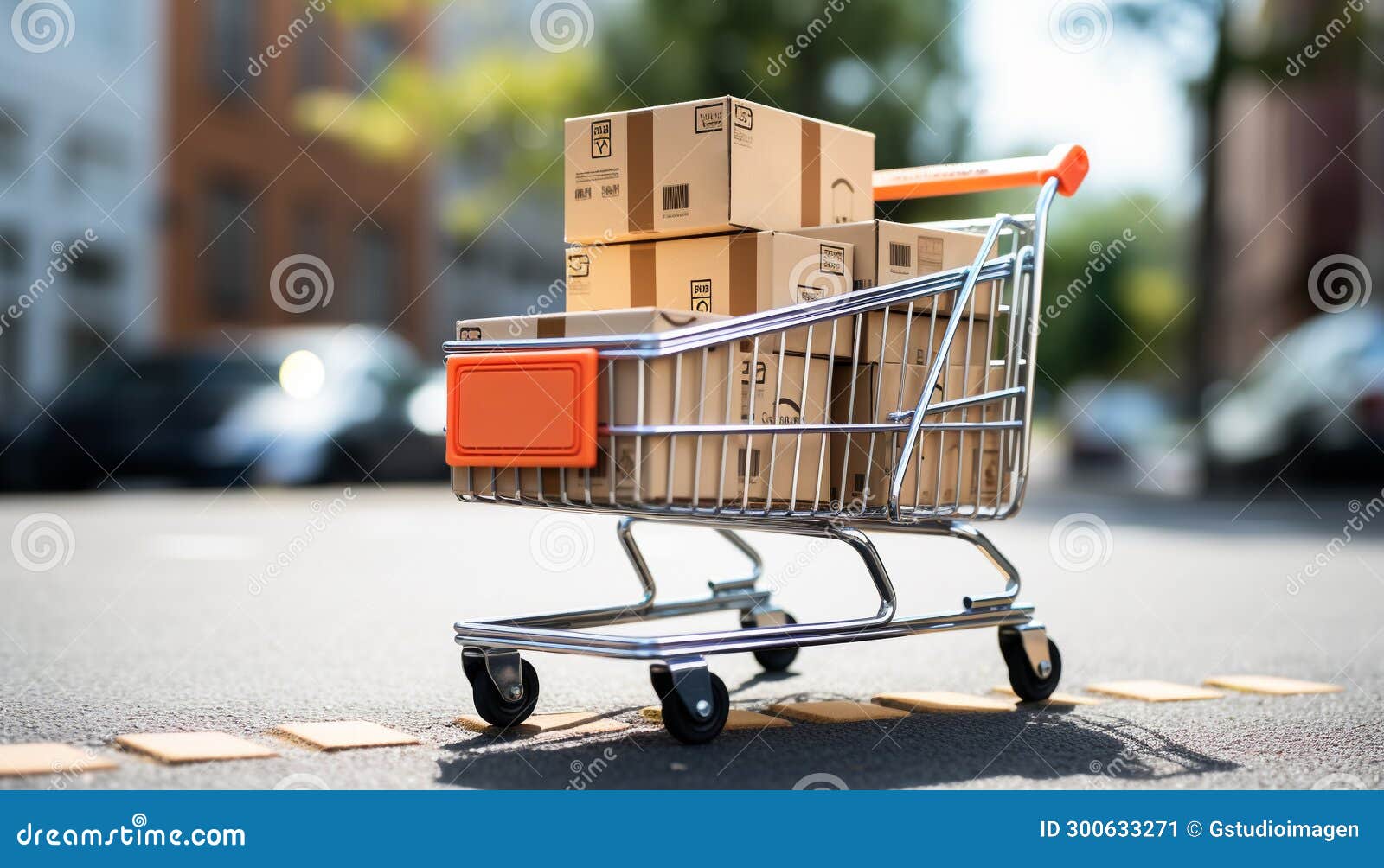Retail Industry Delivering Package Using Transportation Mode Generated ... Retail Industry Delivering Package Using Transportation Mode Generated ...