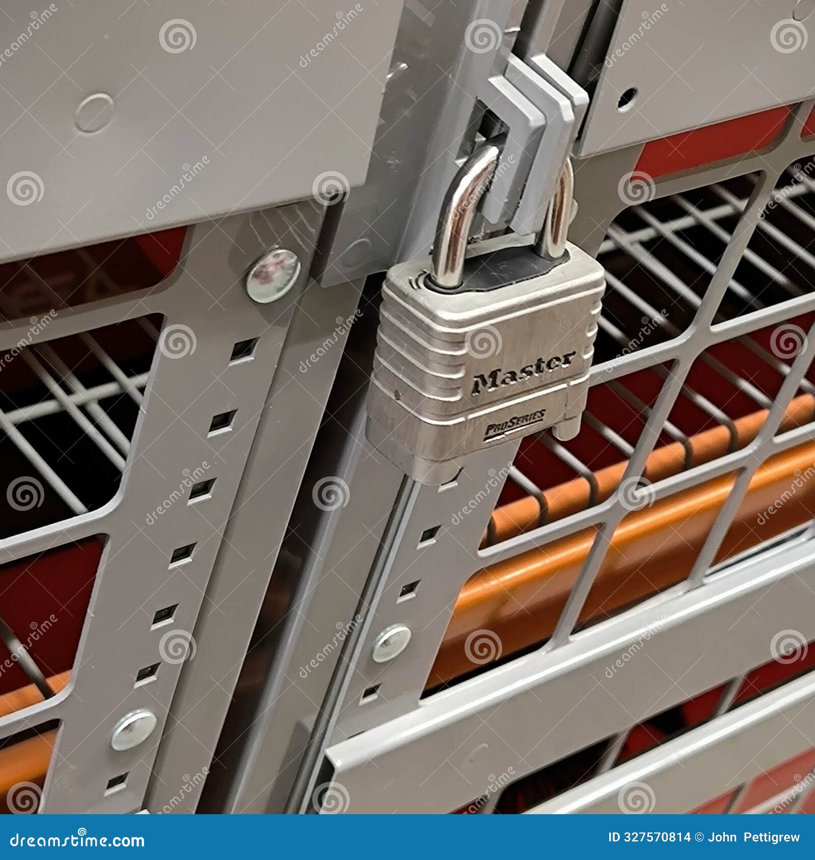 Retail Merchandise Lockup, Security. Stock Photo - Image of theft ...