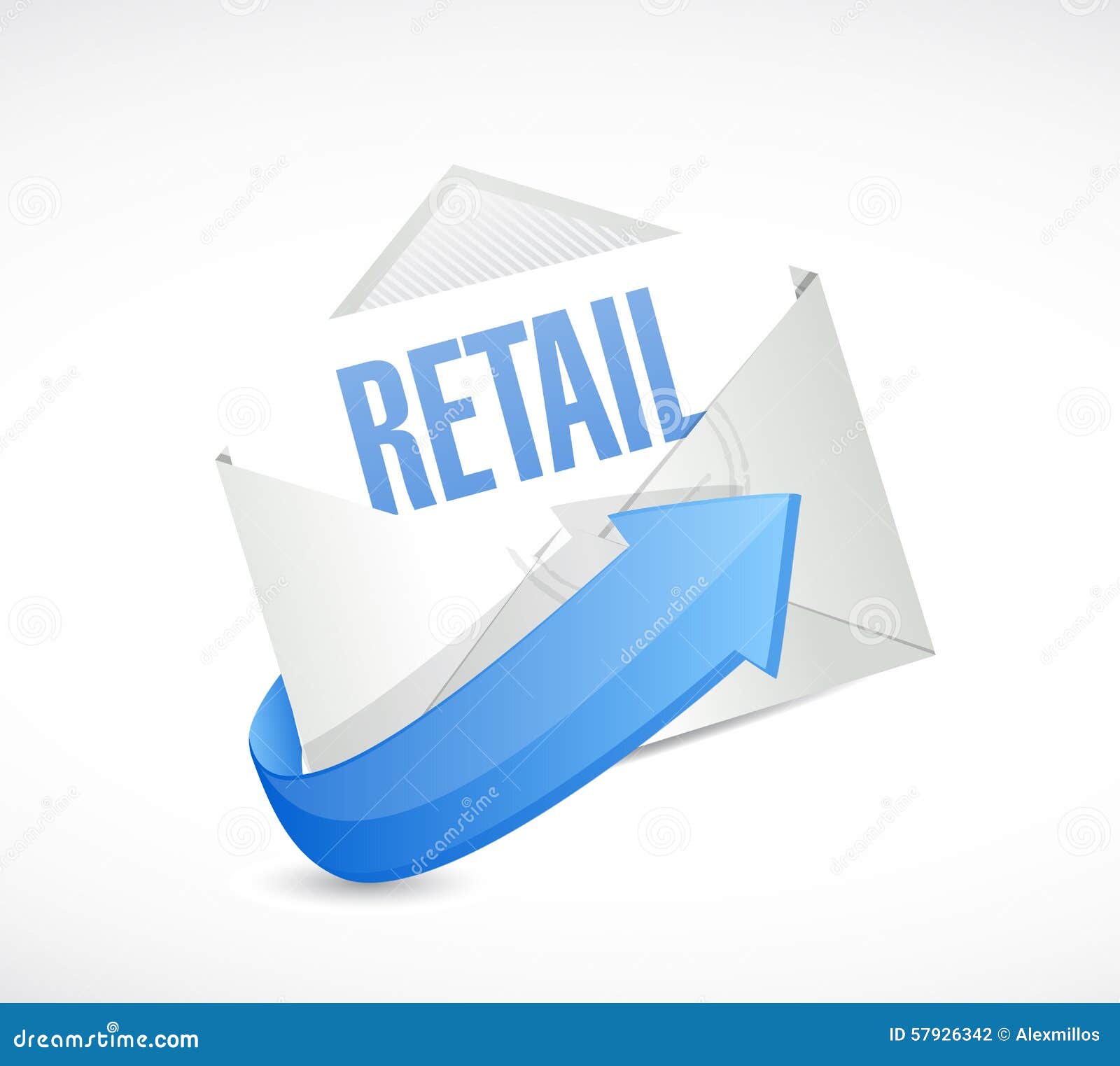 Retail Message Sign Concept Illustration Stock Illustration ...