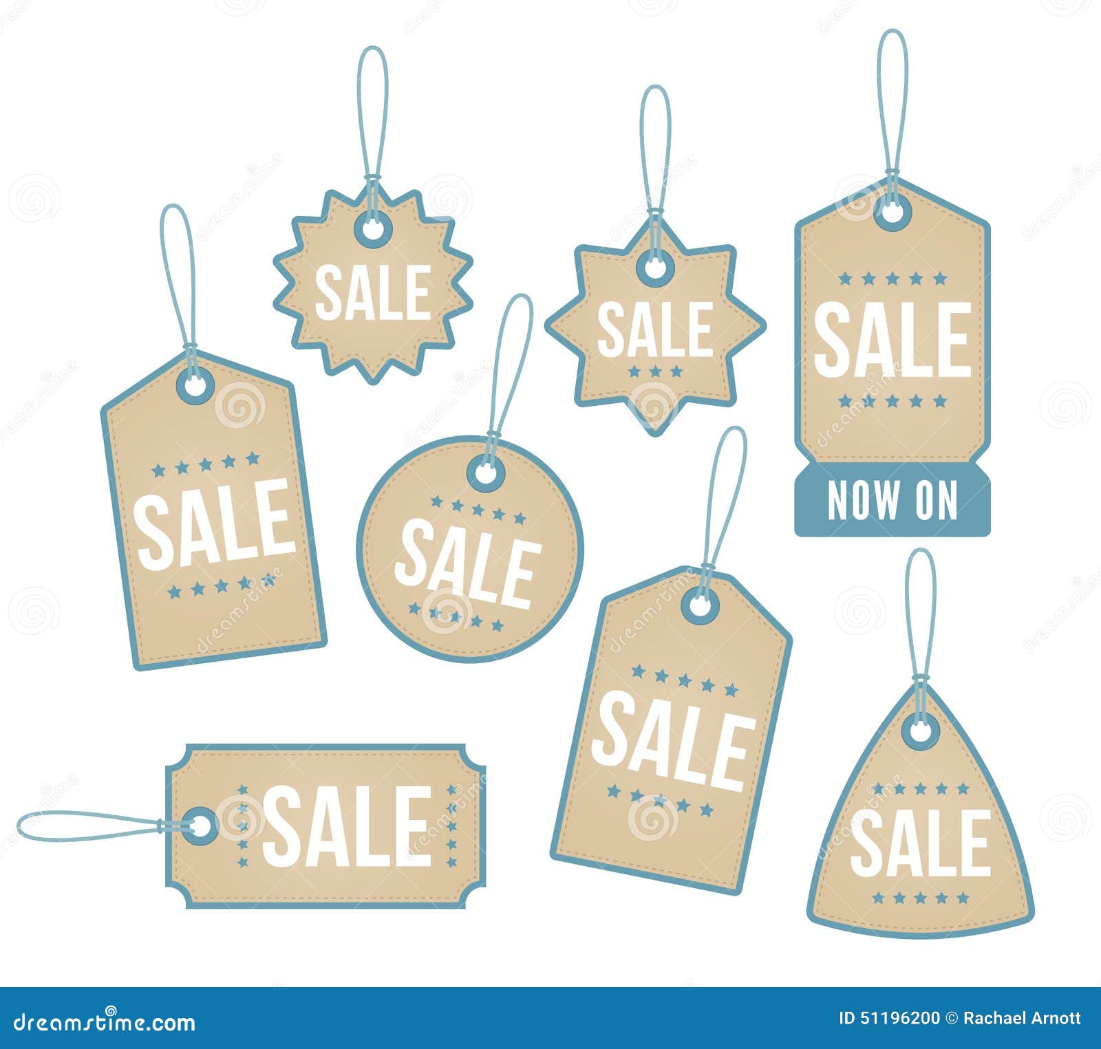 Retail price tags stock vector. Illustration of offer - 51196200