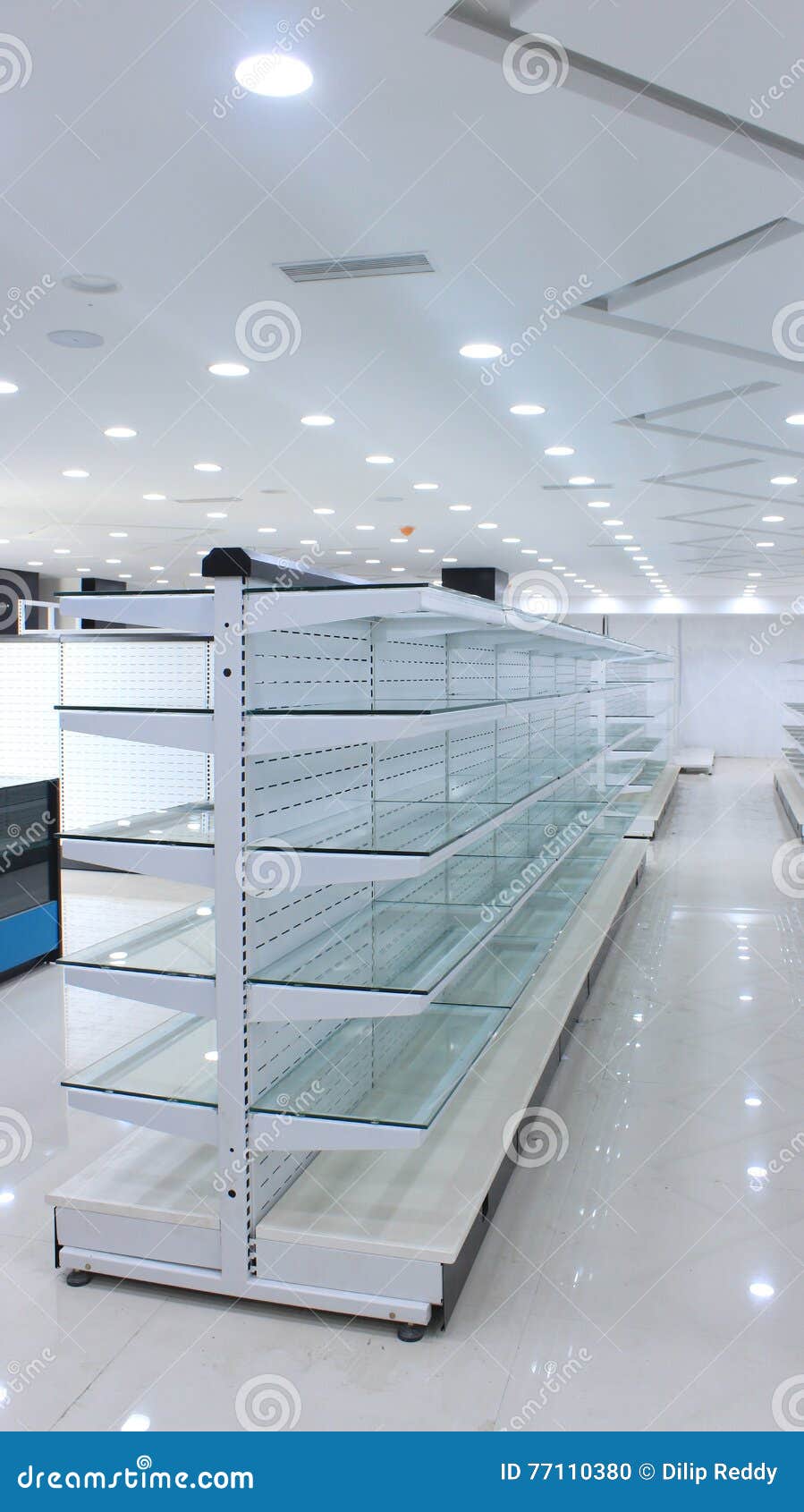 RETAIL RACKING SYSTEM stock photo. Image of falseceiling - 77110380