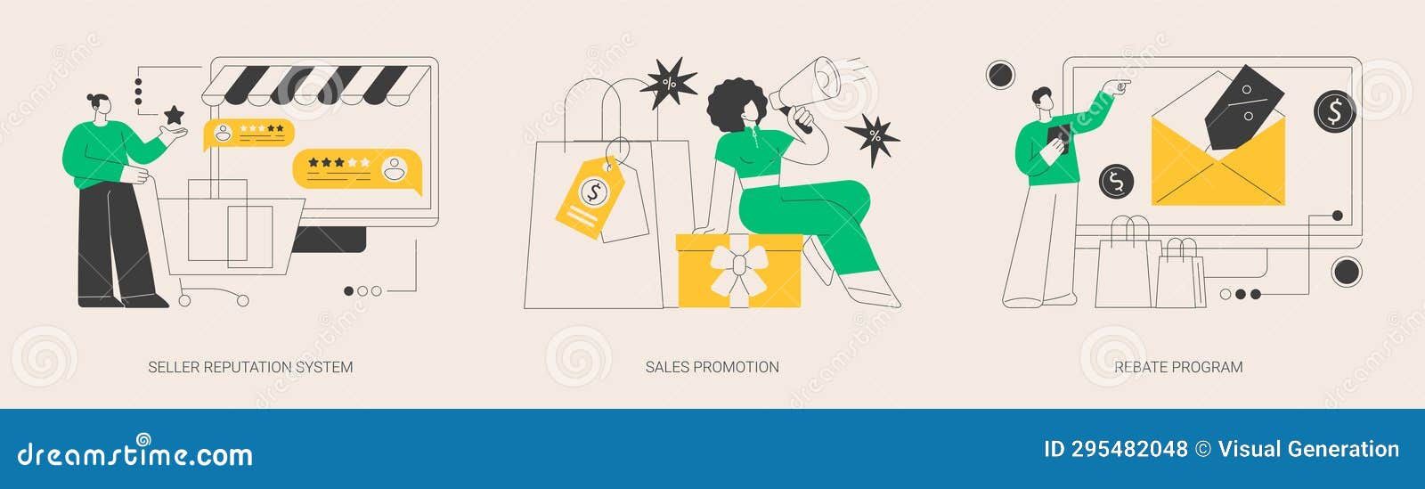 Retail Sales Strategy Abstract Concept Vector Illustrations. Stock ...
