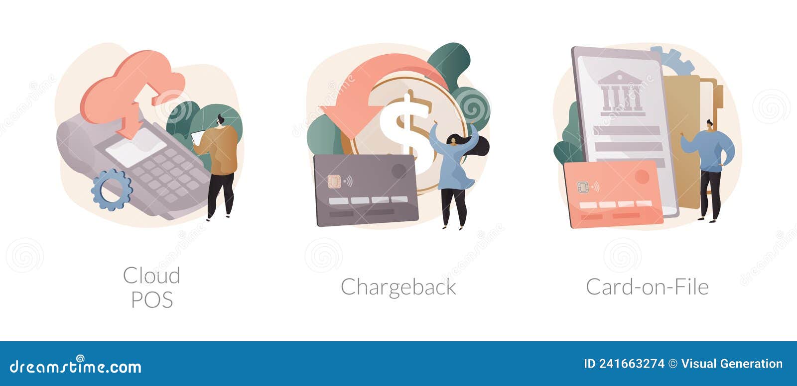 Retail Software Abstract Concept Vector Illustrations. Stock Vector ...