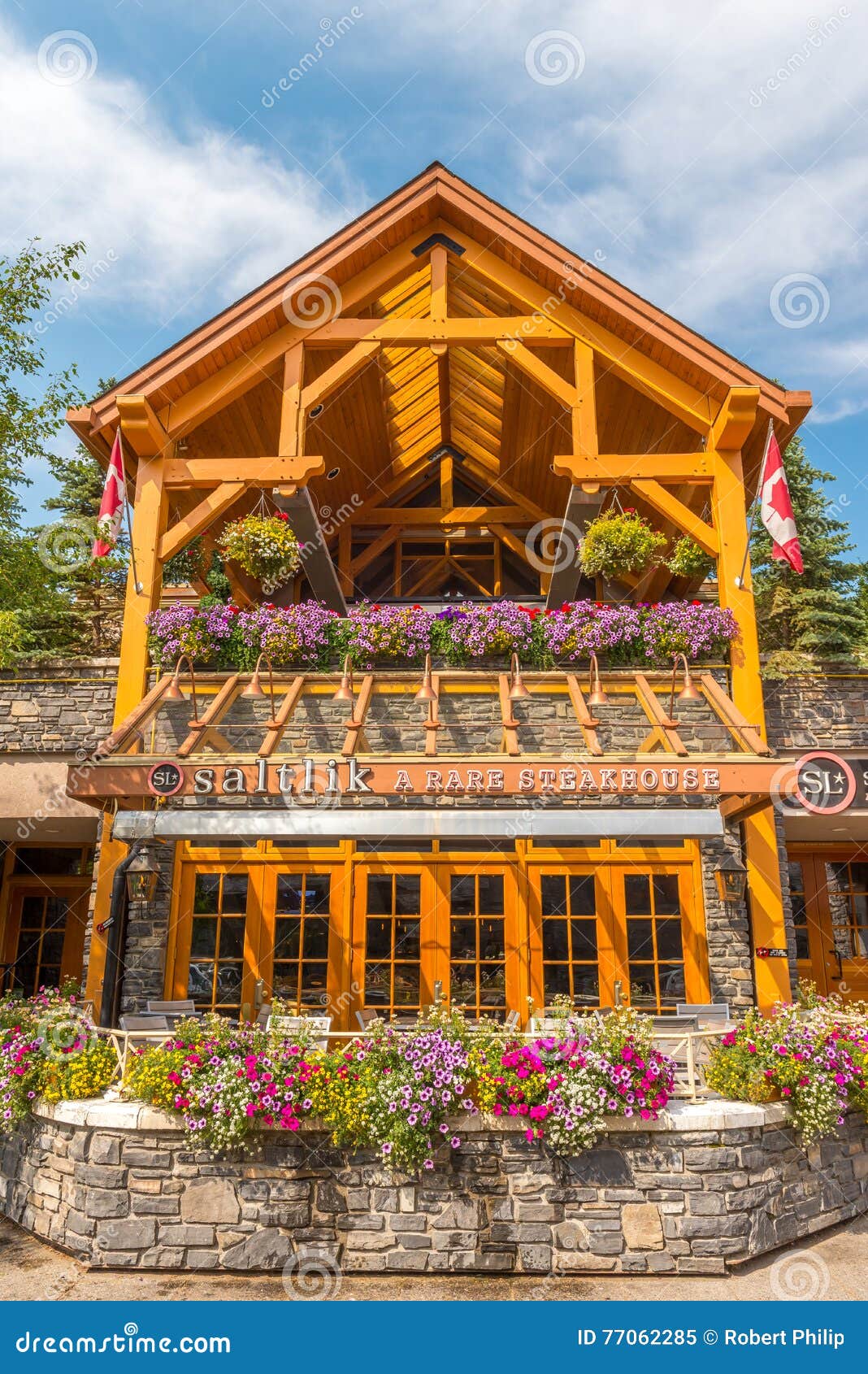 Retail Store Architecture of Banff Editorial Image - Image of banff ...