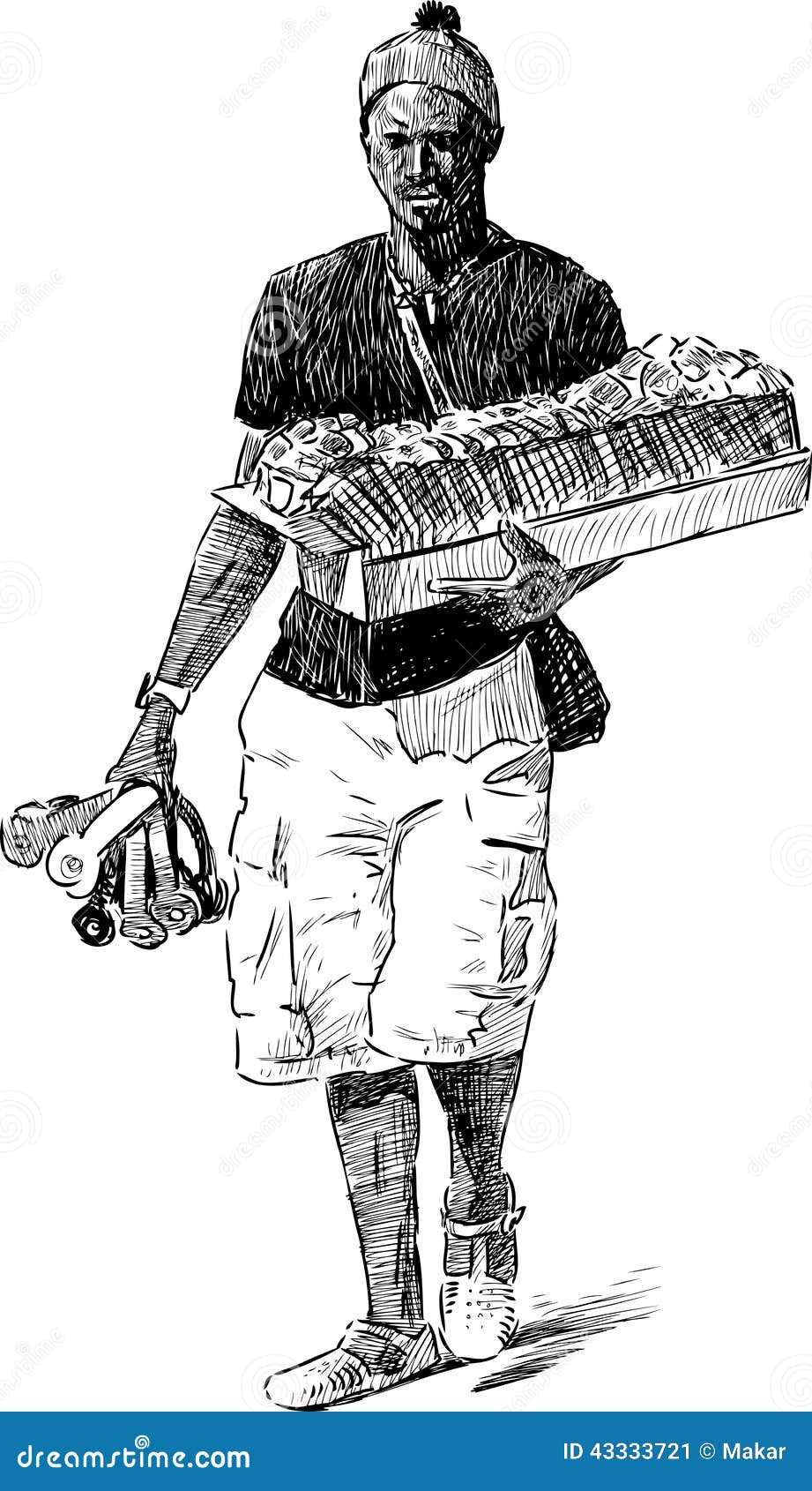 Retailer stock vector. Illustration of merchandiser, dealer - 43333721