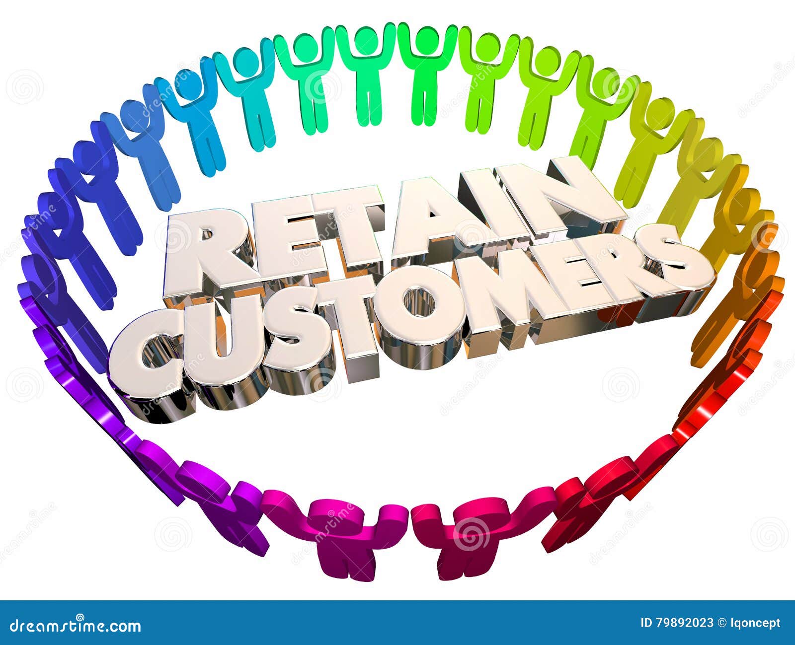 Retain Customers Employees Retention Speedometer Stock Illustration ...