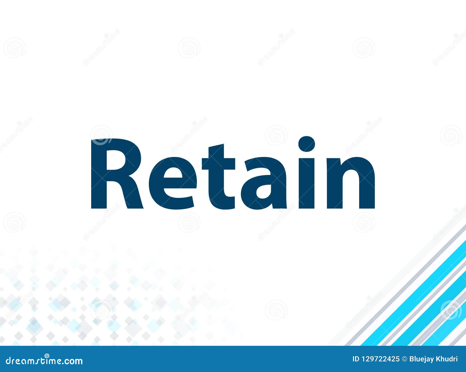 Retain Modern Flat Design Blue Abstract Background Stock Image ...