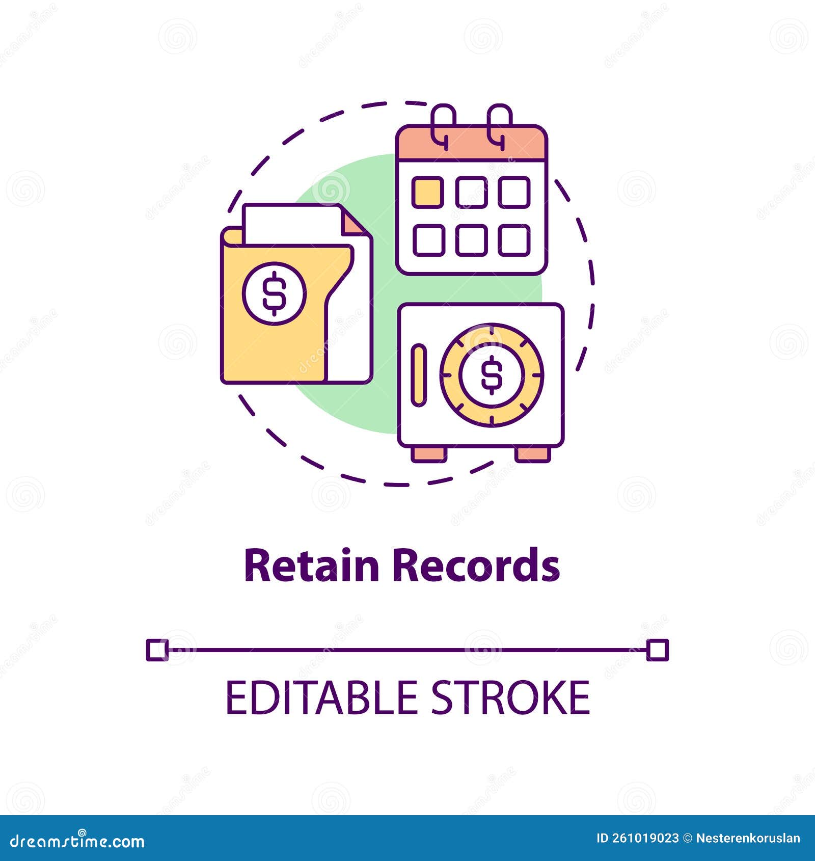 Retain Modern Flat Design Blue Abstract Background Stock Image ...