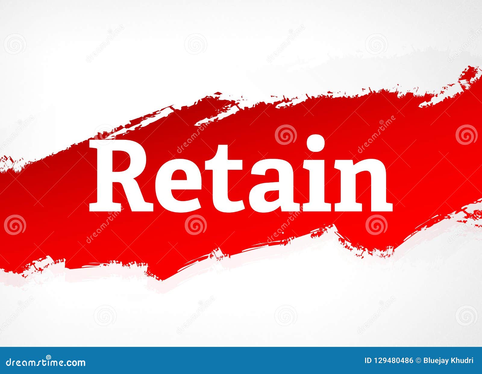 Retain Red Brush Abstract Background Illustration Stock Illustration ...