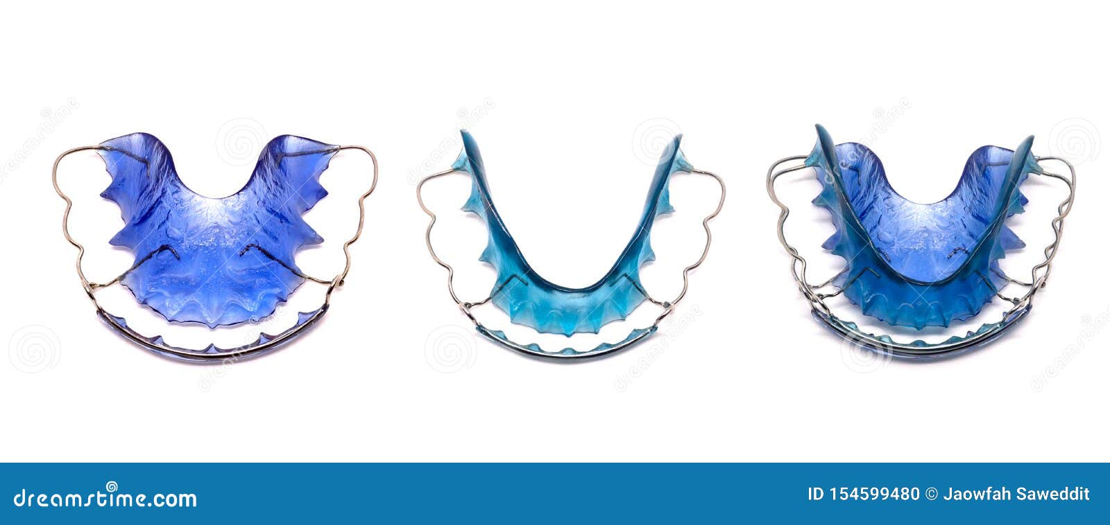 Retainer Blue on a White Background, Isolated Stock Photo - Image of ...