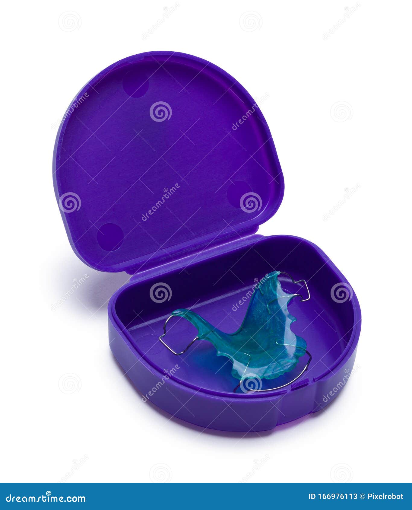 Retainer in Case stock image. Image of blue, case, care - 166976113