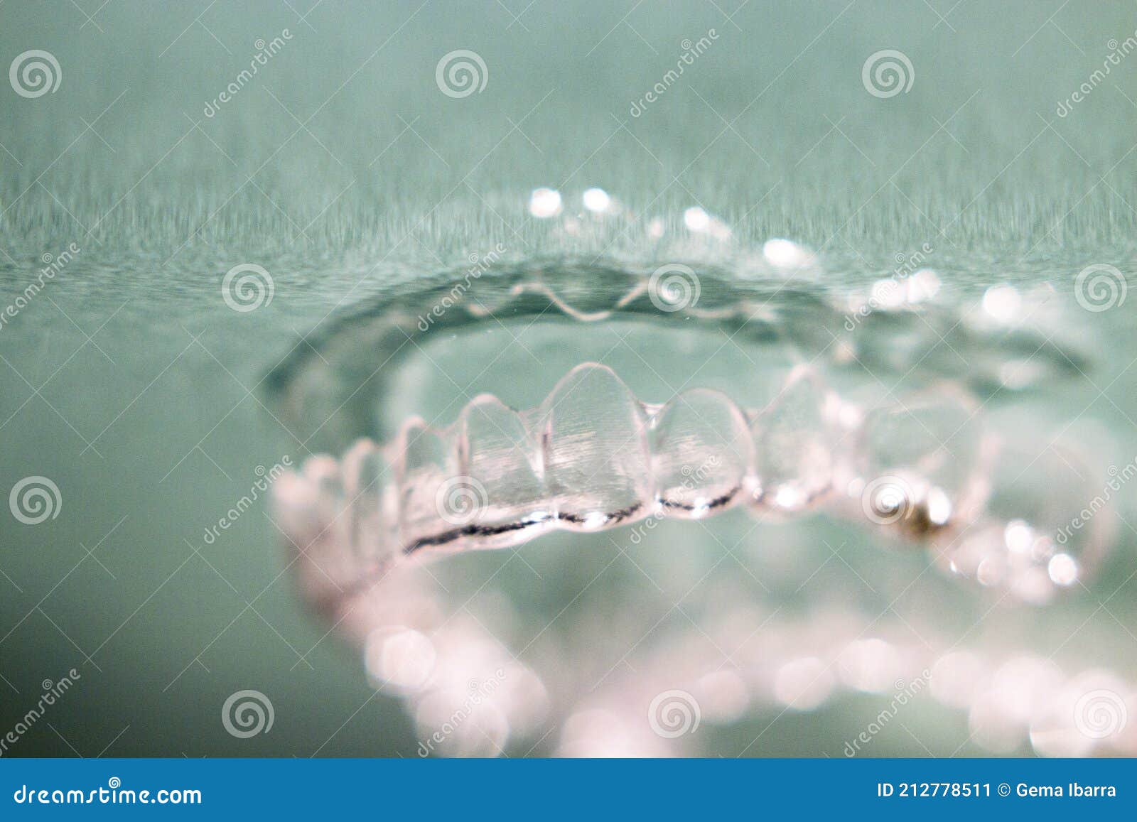 Retainer Splint and Transparent Teeth Corrector Stock Image - Image of ...