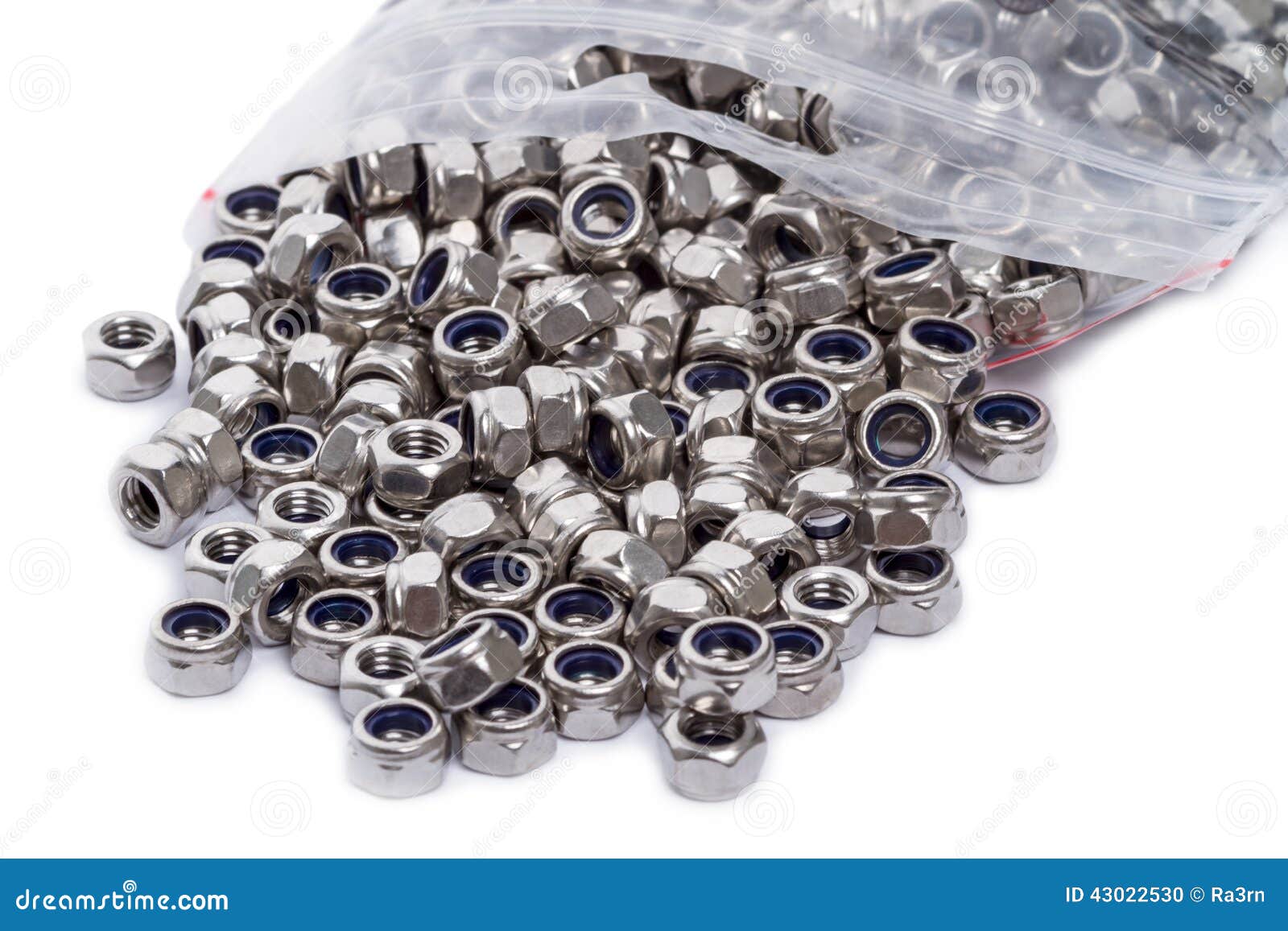 Retaining Bracket Chrome Nuts Stock Photo - Image of fasteners, turnkey ...