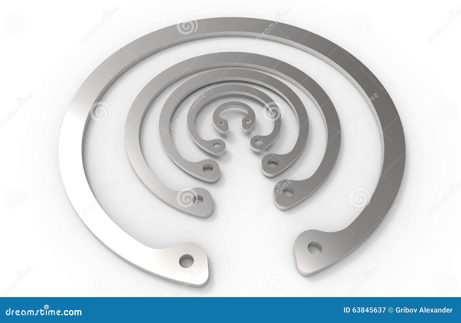 Retaining rings stock illustration. Illustration of stainless - 63845637 Retaining rings stock illustration. Illustration of stainless - 63845637