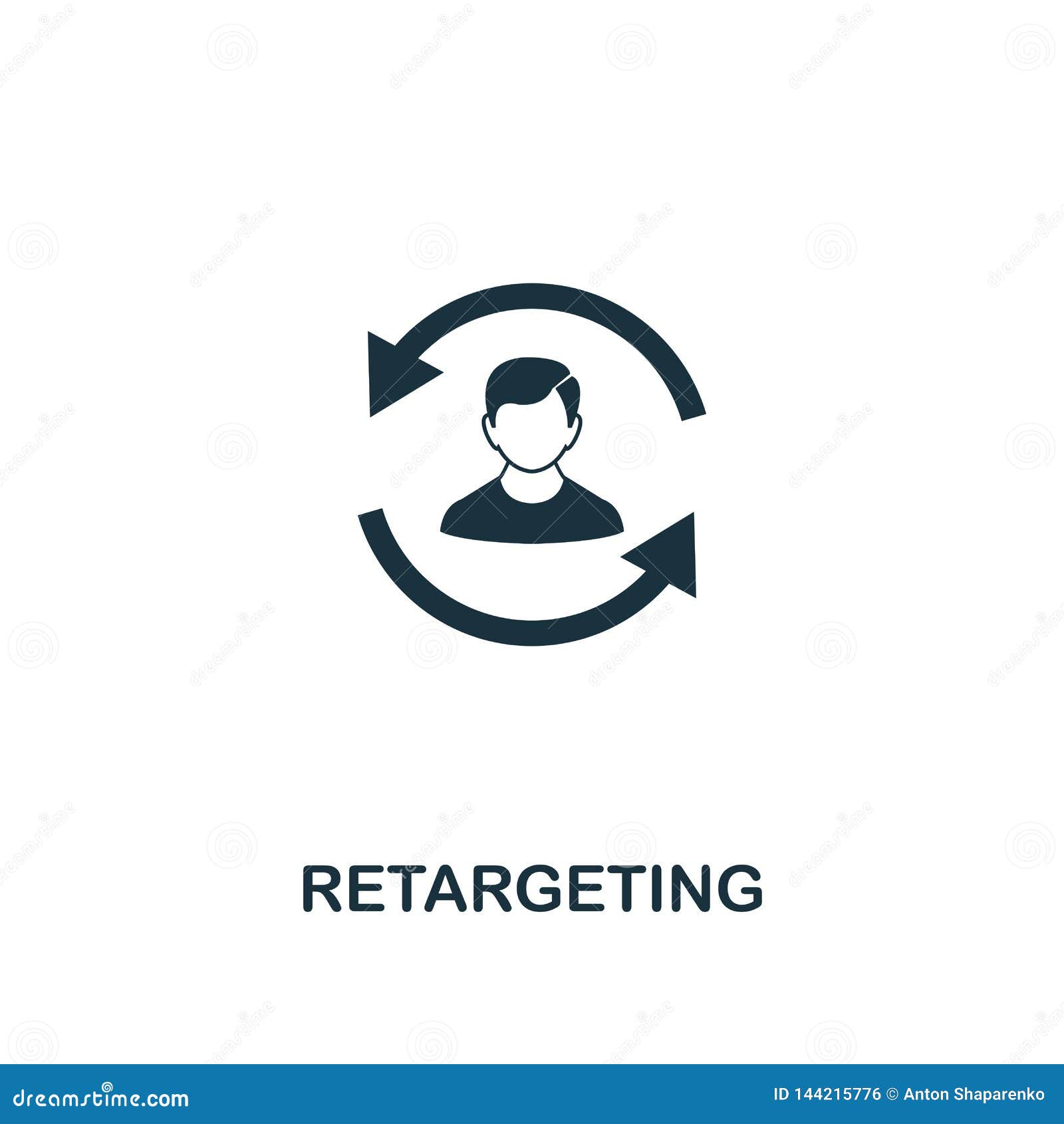 Retargeting Icon. Creative Element Design from Content Icons Collection ...
