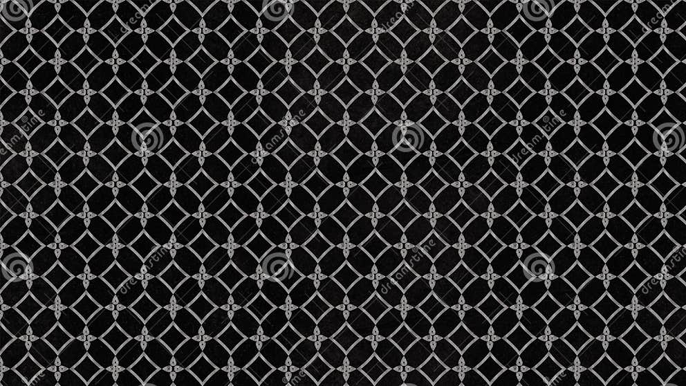Metal Mesh in Medieval Gothic Style on Black Background Stock Vector ...