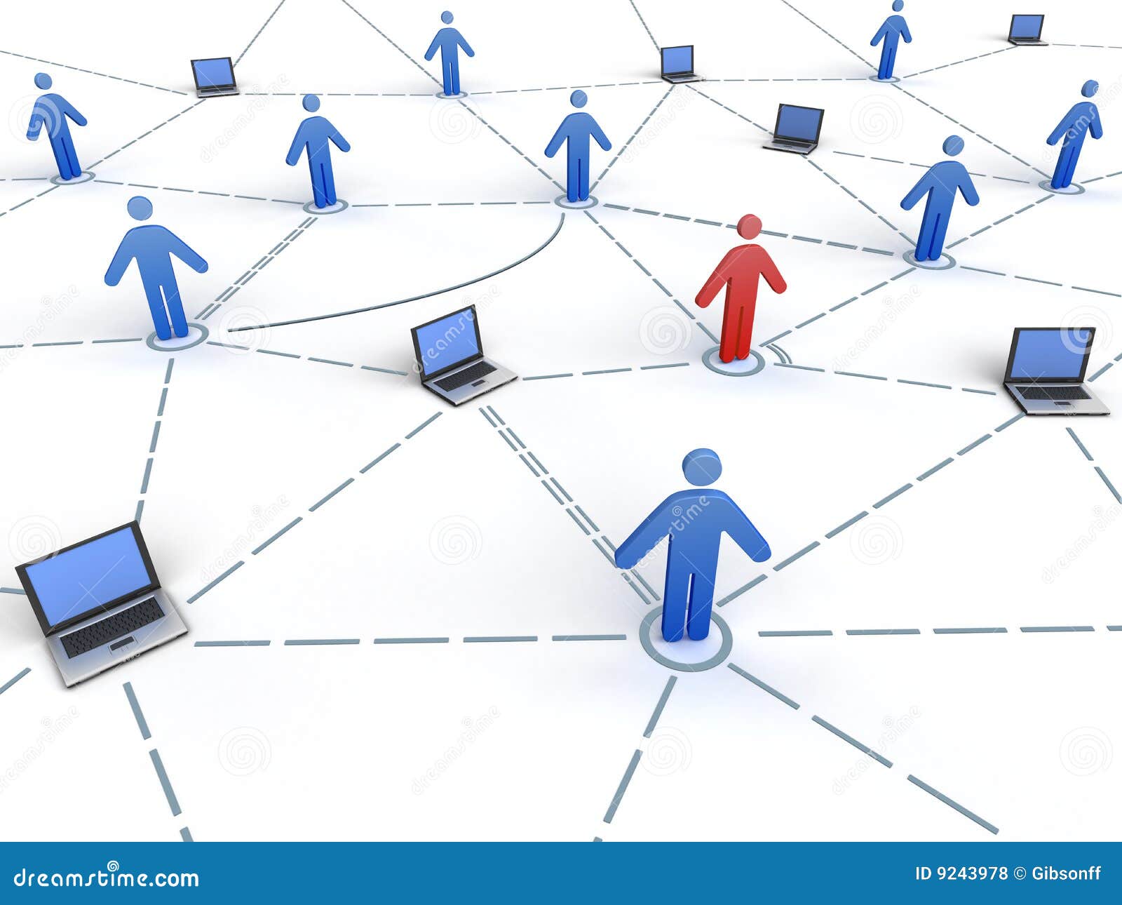 Rete illustrazione di stock. Illustrazione di umano, concetti - 9243978