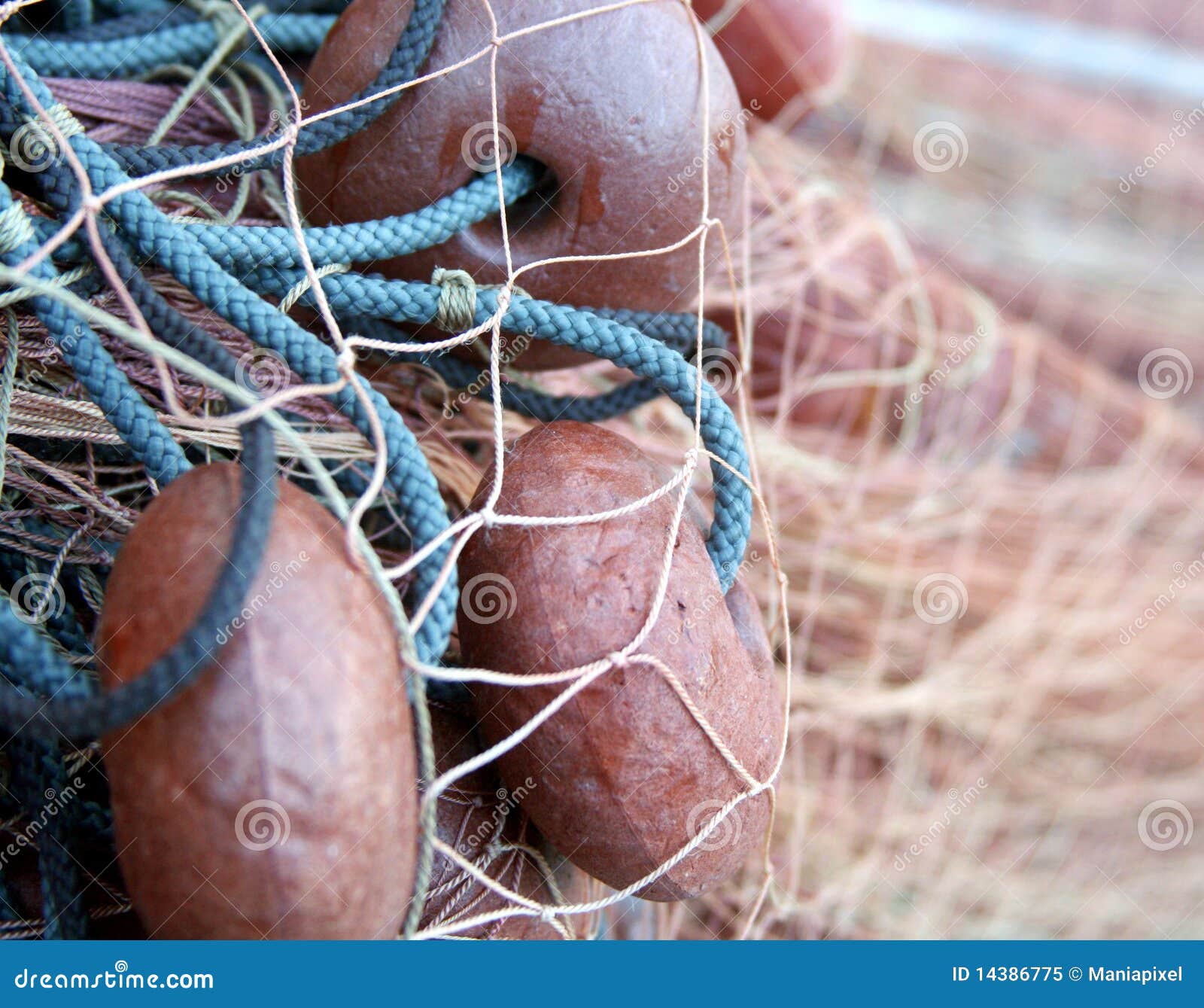 Rete da pesca immagine stock. Immagine di struttura, maglia - 14386775