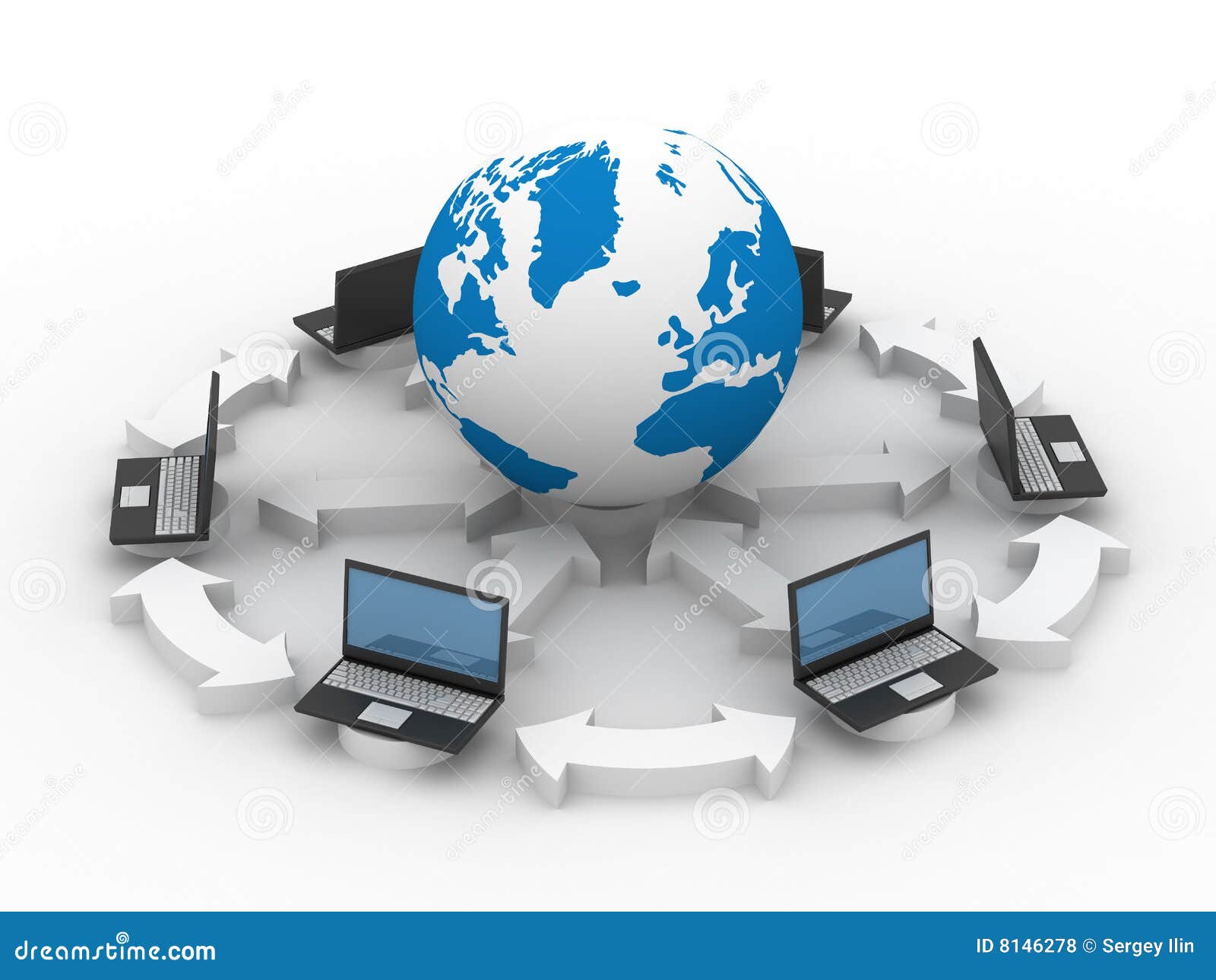 Rete globale il Internet. illustrazione di stock. Illustrazione di ...