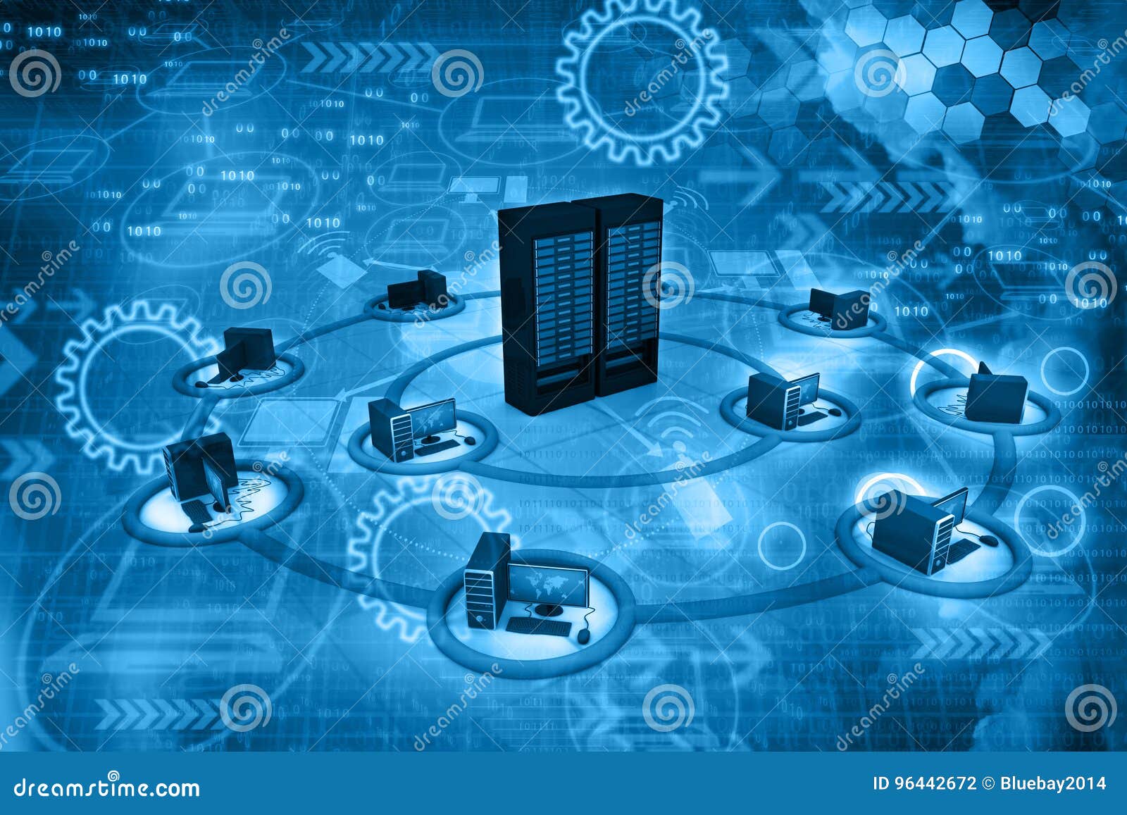 Rete Informatica Della Nuvola Fotografia Stock - Immagine di sfondo ...