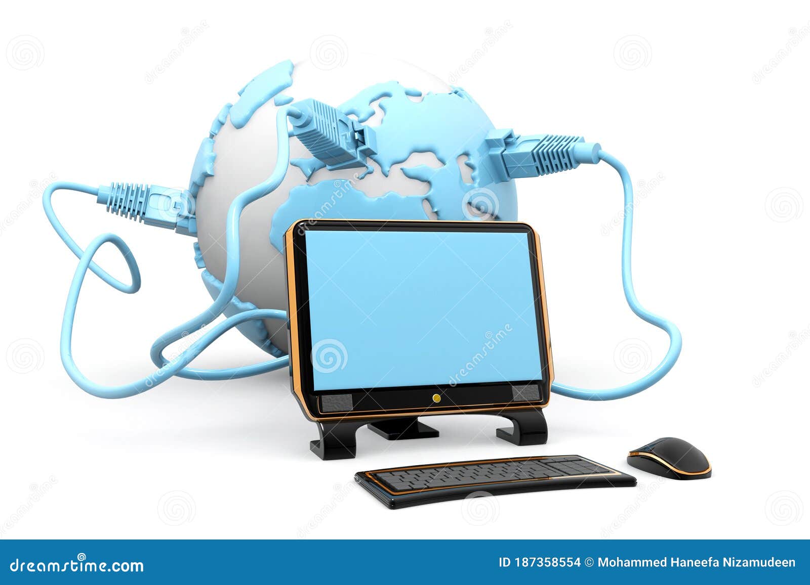 Rete informatica illustrazione di stock. Illustrazione di topo - 187358554