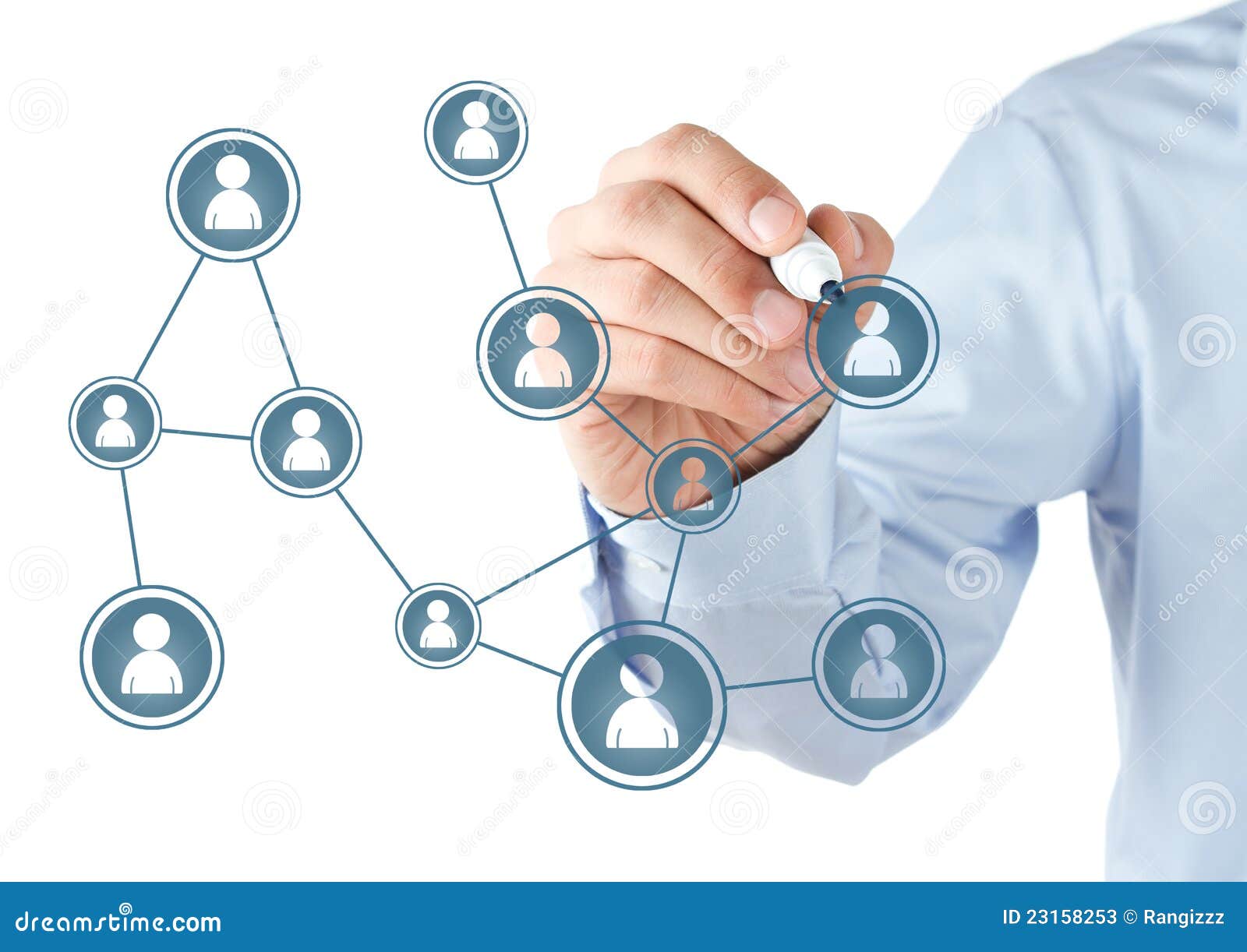 Rete sociale immagine stock. Immagine di commercio, globale - 23158253