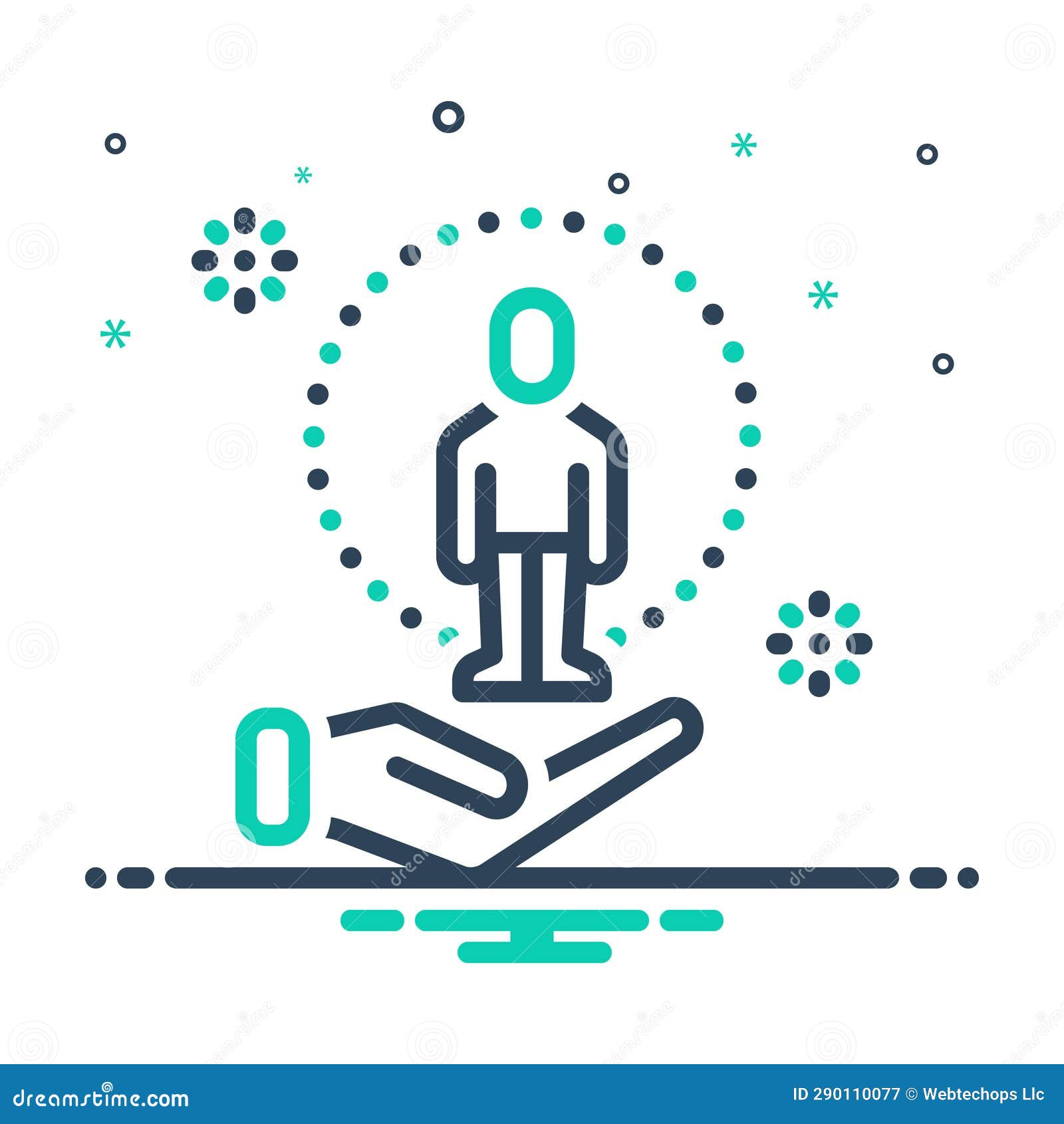 Mix Icon for Retention, Safety and Consumer Stock Vector - Illustration ...