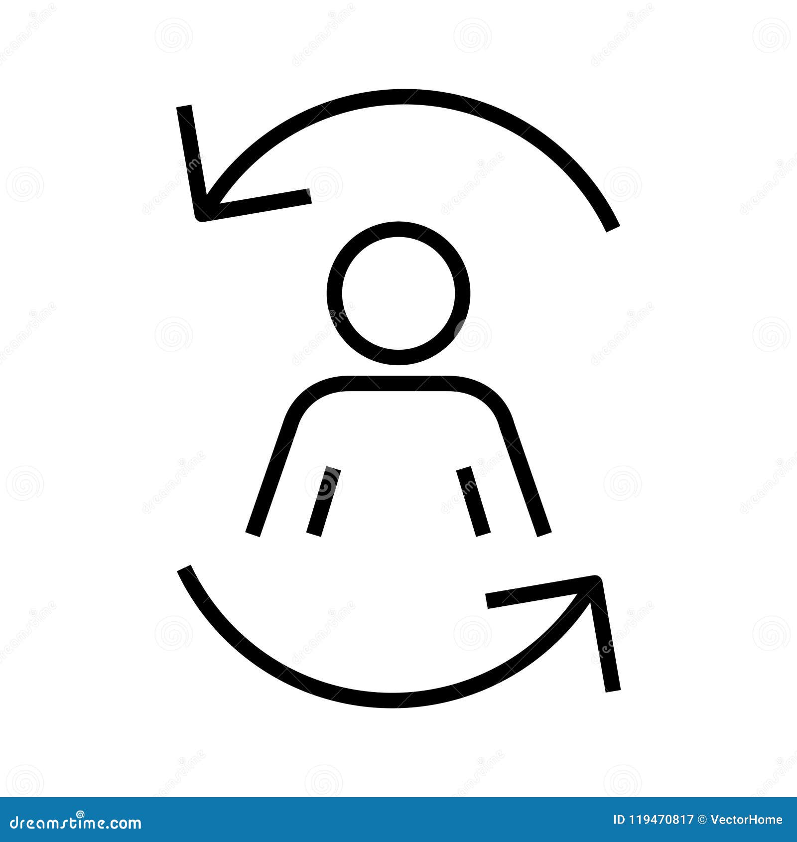 Retention Icon, Vector Illustration Stock Vector - Illustration of ...