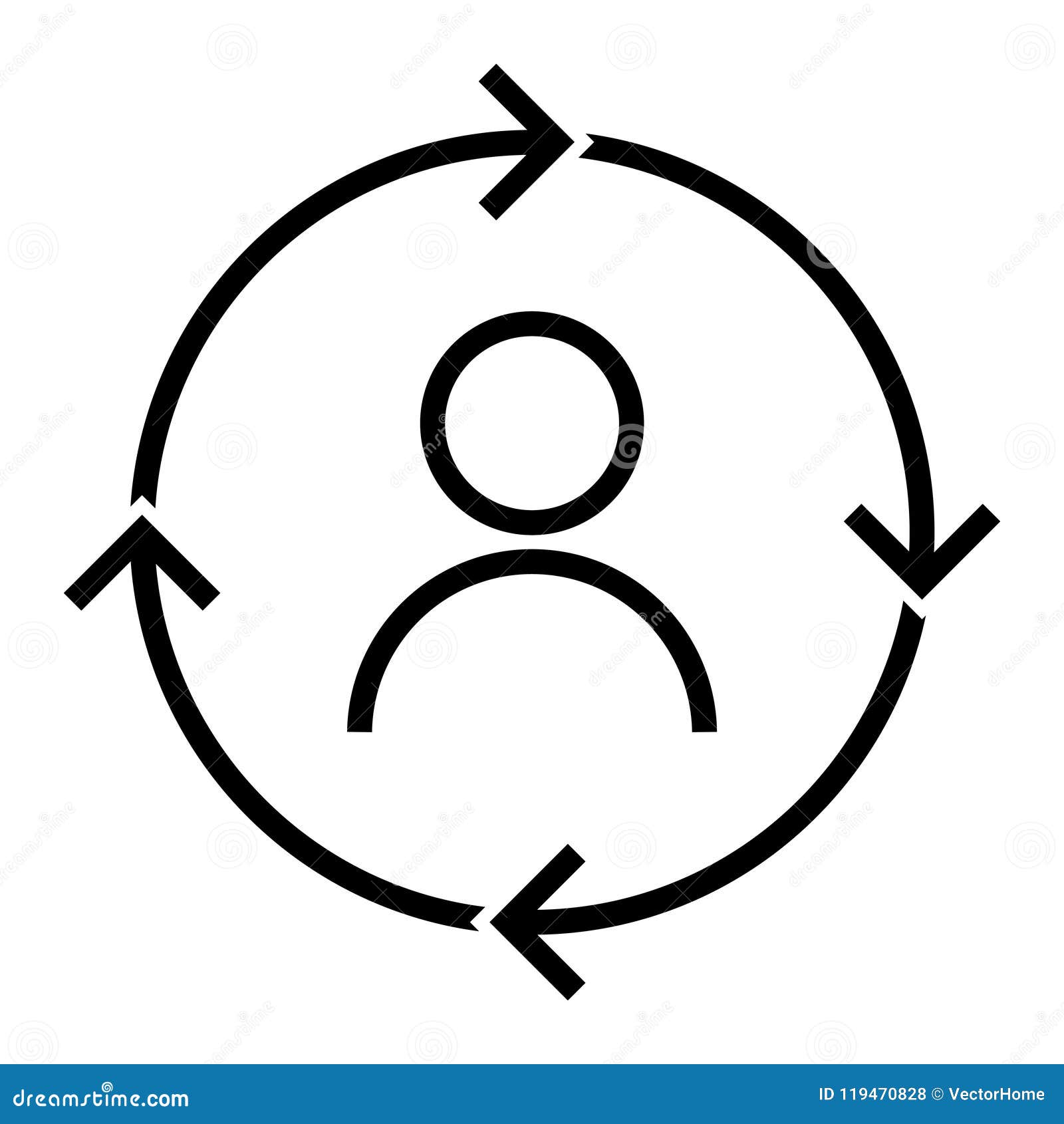 Retention Icon. Retention Concept Symbol Design, Vector Illustra ...