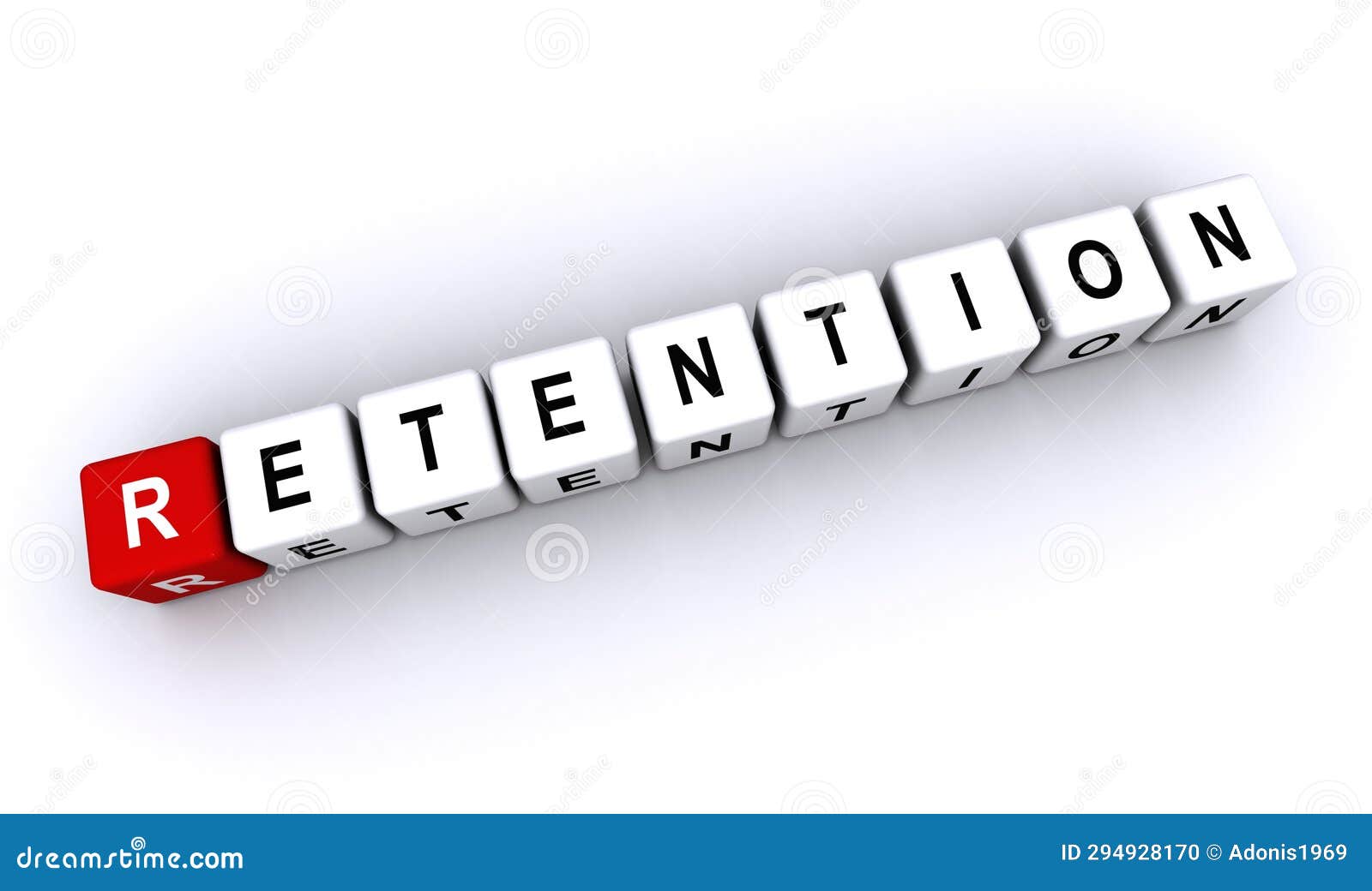 Retention Word Cycle Retain Customers Employees Royalty-Free Stock ...