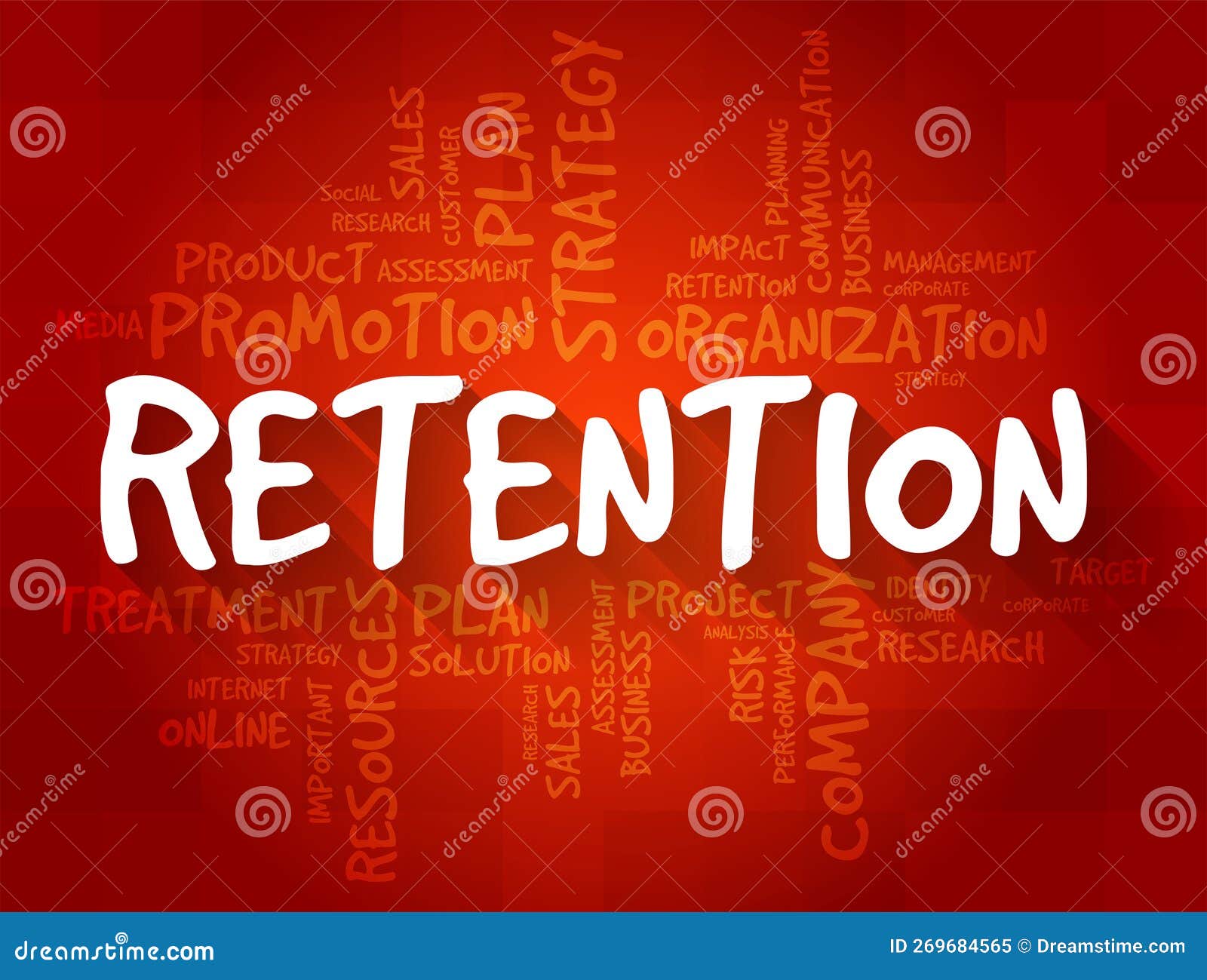 RETENTION Word Cloud Collage Royalty-Free Stock Photography ...