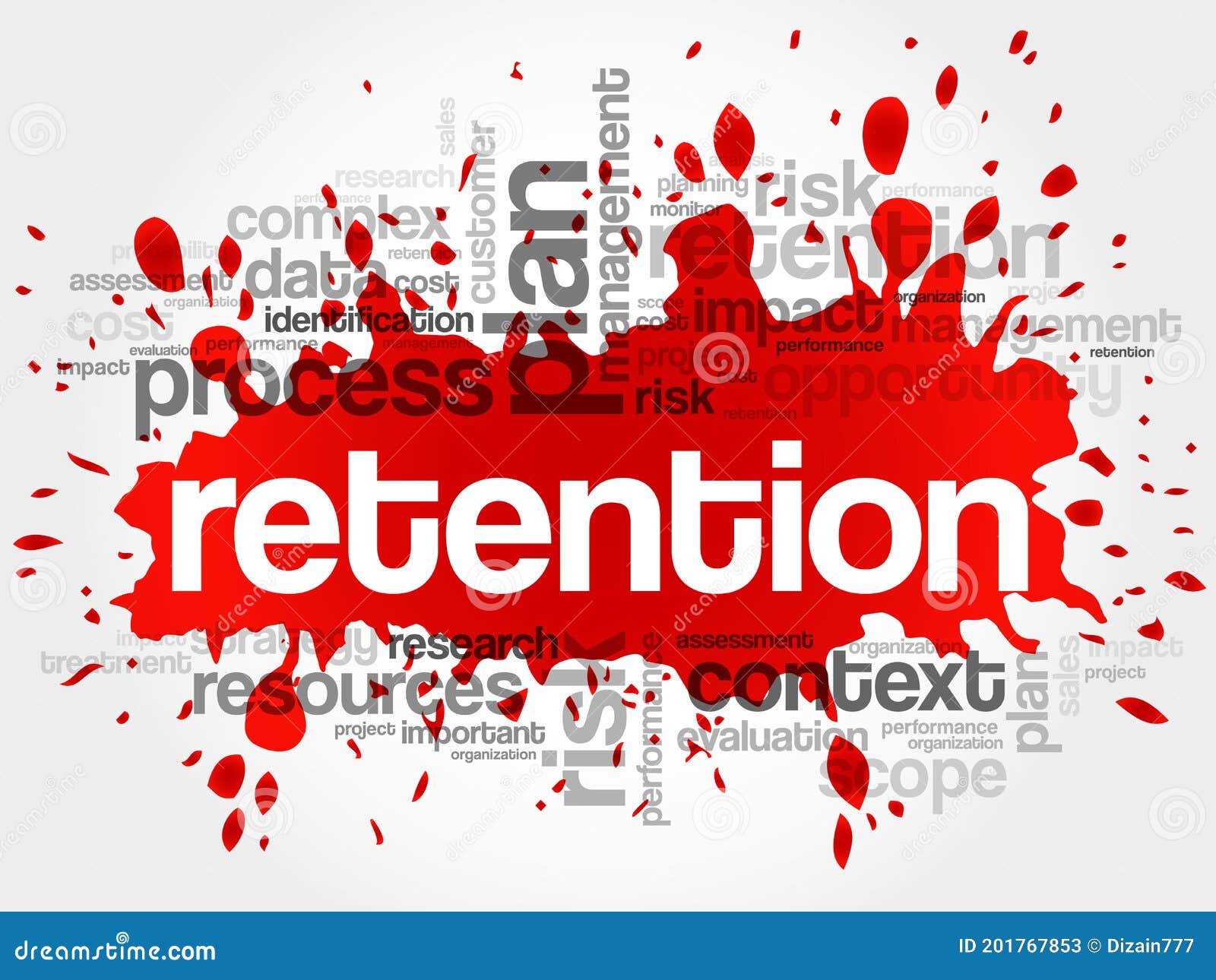 RETENTION Word Cloud Collage Royalty-Free Stock Photography ...