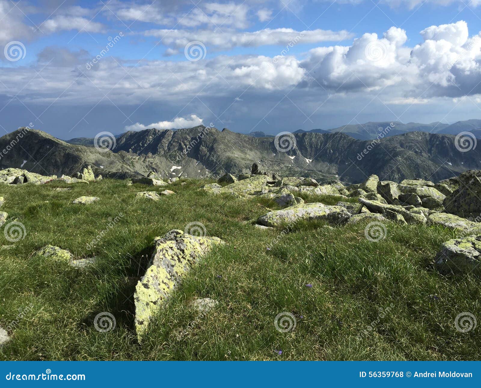Retezat mountain crests stock photo. Image of visit, beautiful - 56359768