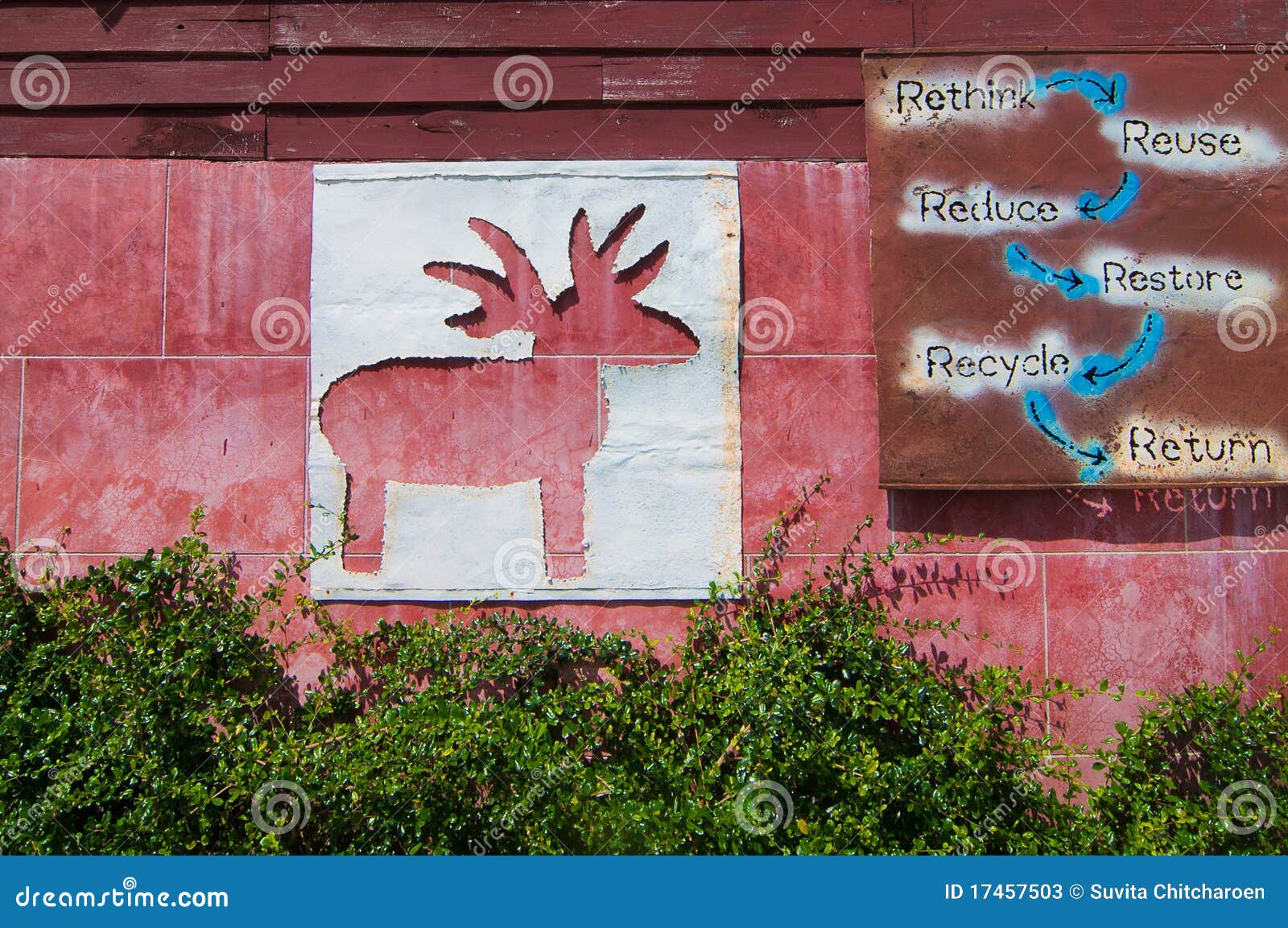 Rethink Reuse Reduce Restore Recycle Return Stock Image - Image of ...