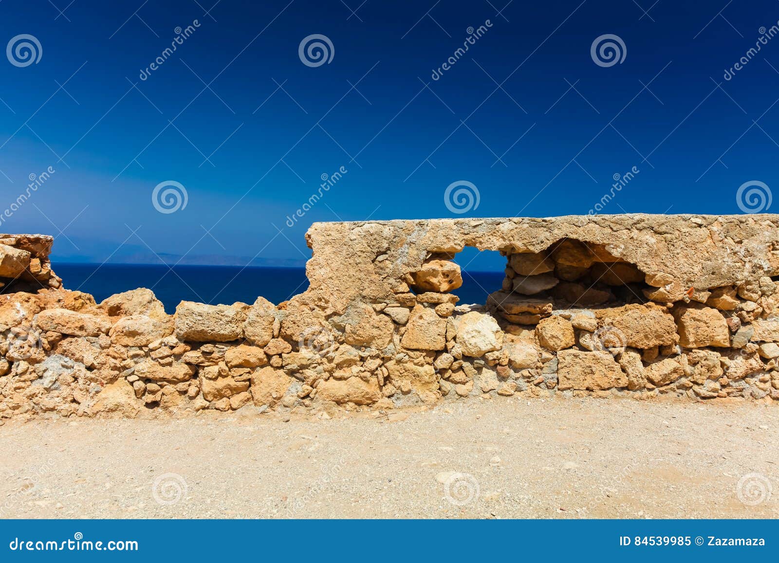 Rethymnon, Island Crete, Greece, - June 23, 2016: View on the Inside ...