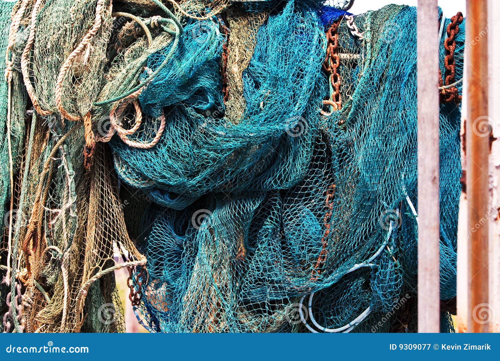 Reti da pesca immagine stock. Immagine di pesci, estratto - 9309077