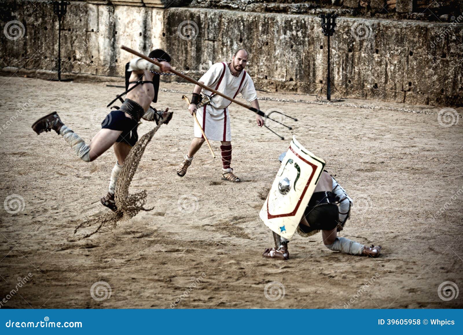 Retiarius-Gladiator Springen Redaktionelles Stockfoto - Bild von ...