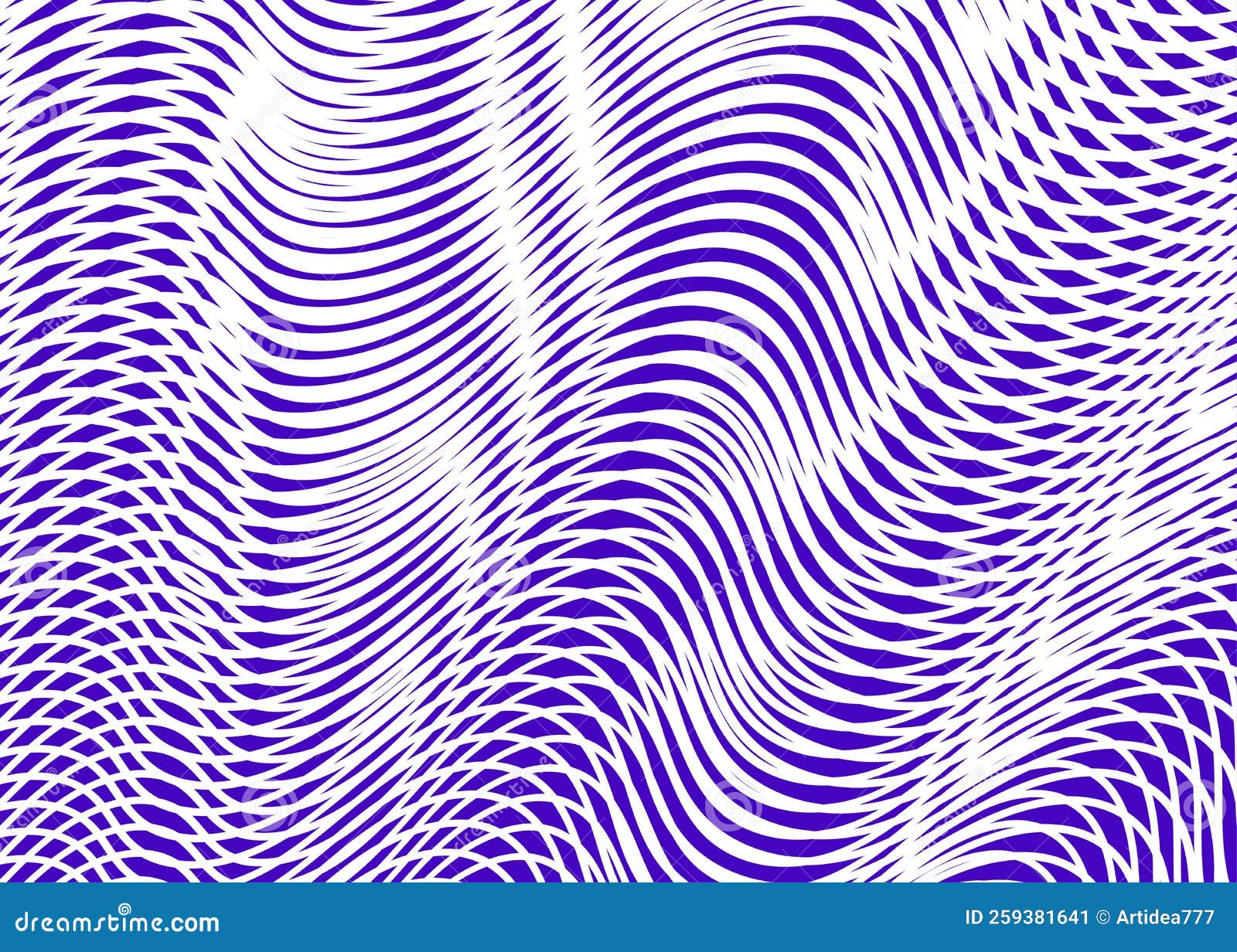 Reticulated Abstract Background With Wavy Linear Texture Stock Vector