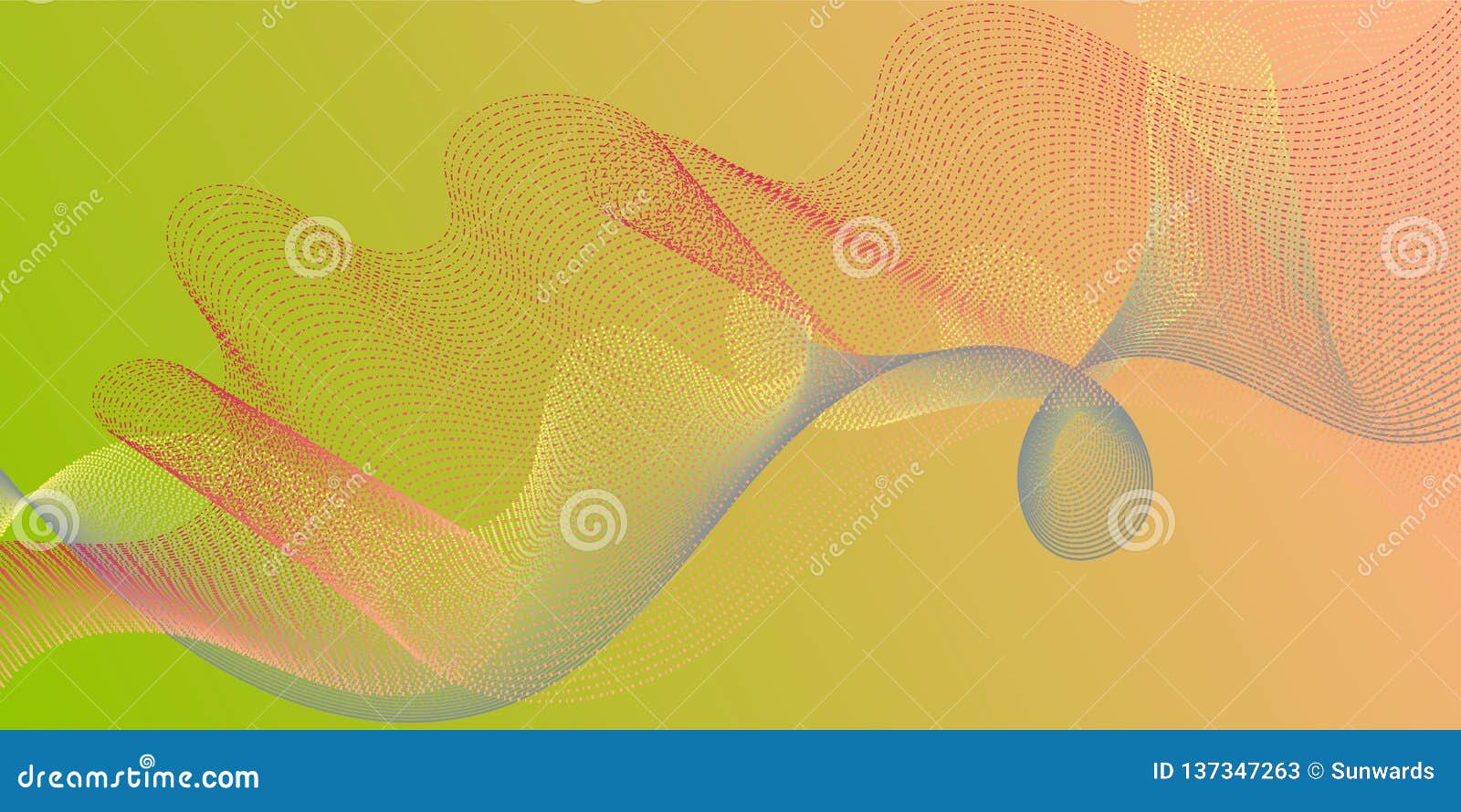 Reticulated Intersecting Curves Geometry Backdrop. Stock Vector ...